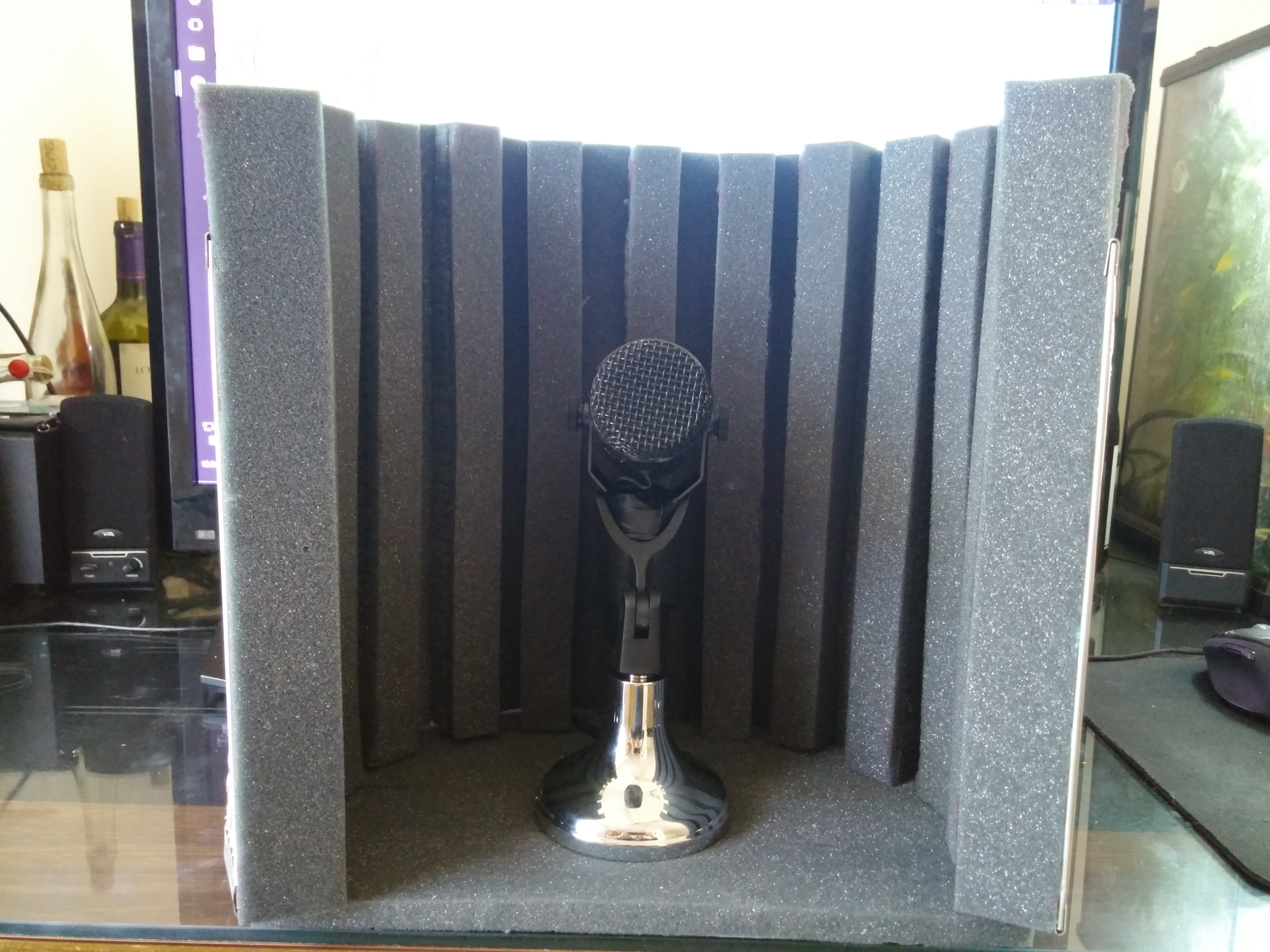 Microphone Isolation Shield - Isolation Bar : 5 Steps (with Pictures ...