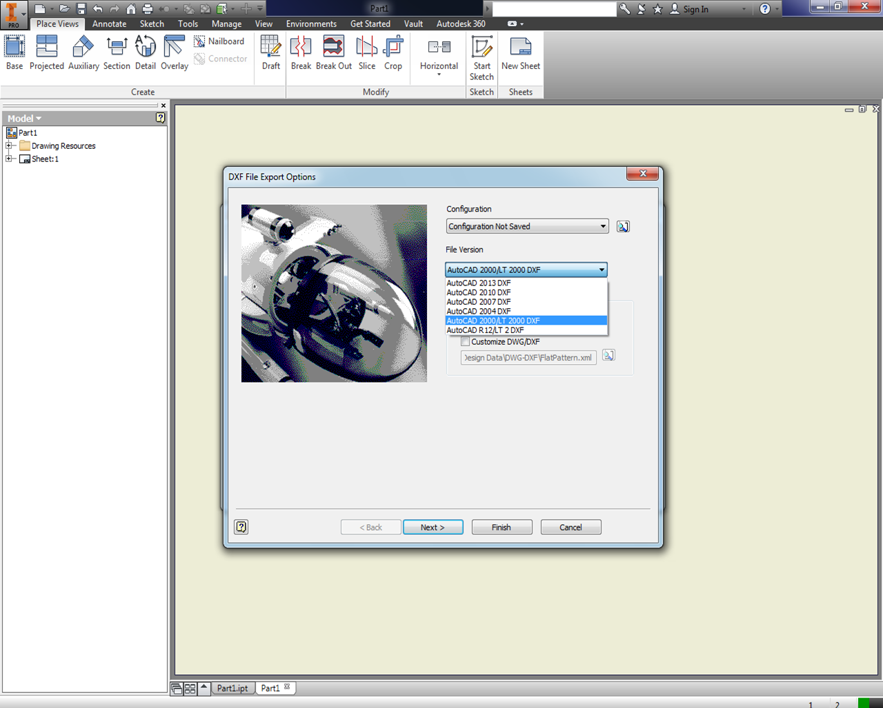 How to Save an Inventor File As a .dxf and Upload It to Instuctables ...