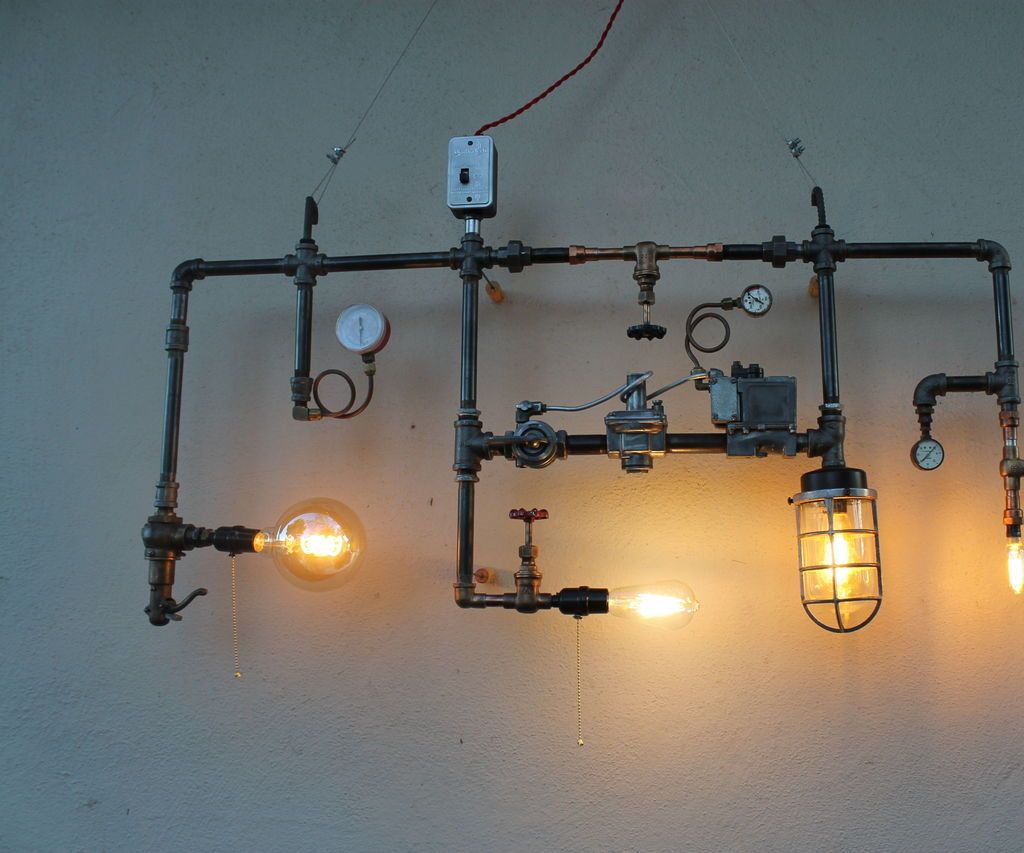 Industrial Wall Pipe Art : 4 Steps (with Pictures) - Instructables
