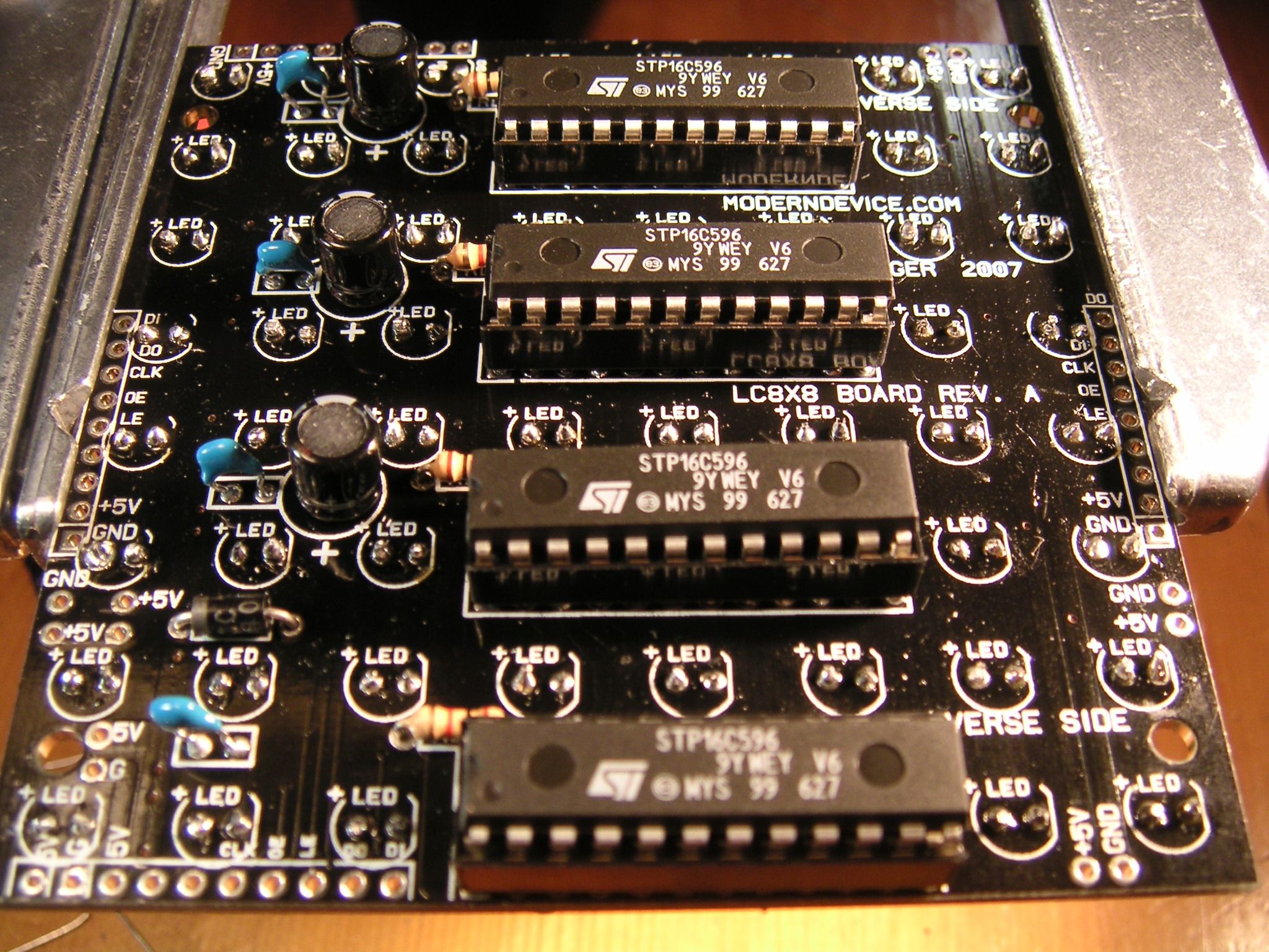 Assembling the 8x8 LED Board Kit : 10 Steps - Instructables