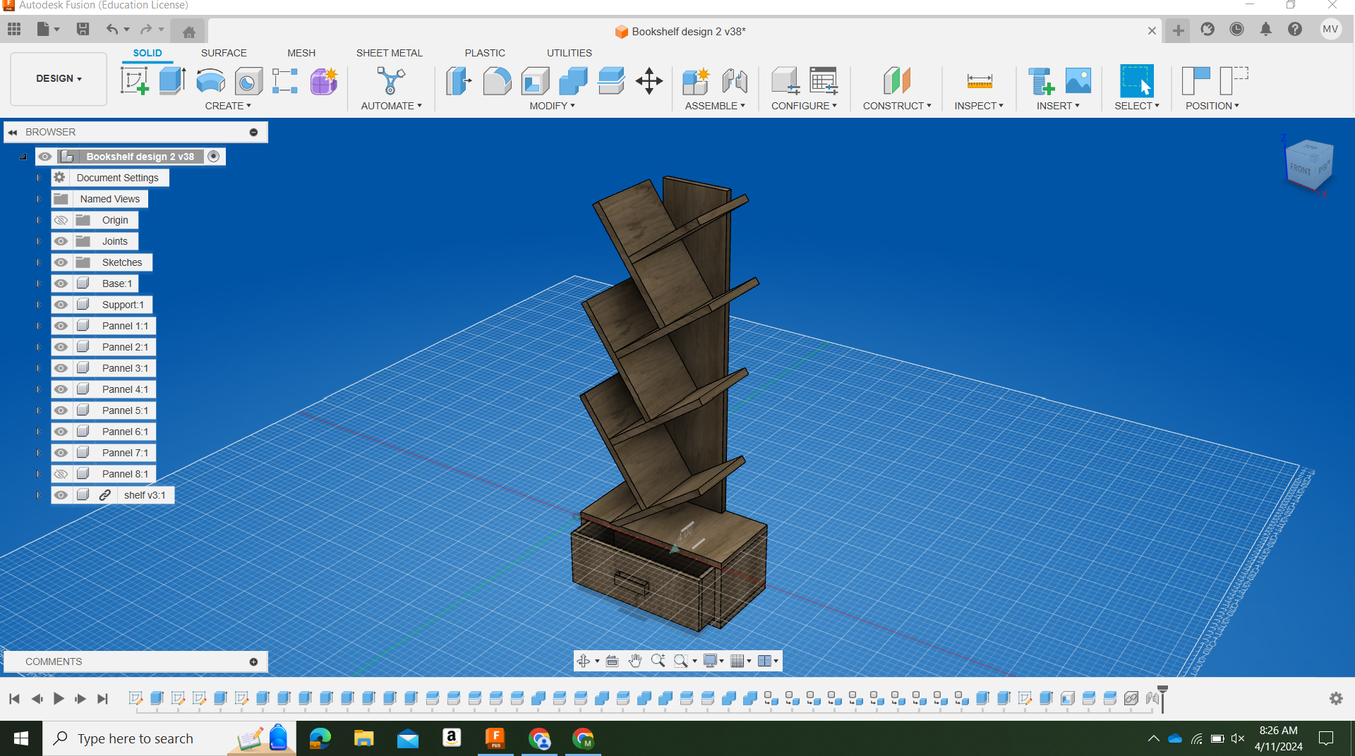 Compact Jagged T Bookshelf : 6 Steps - Instructables