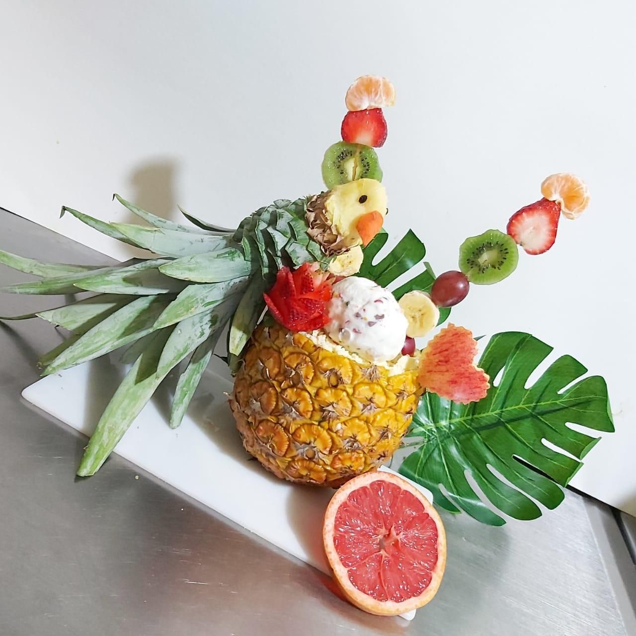 Tropical Parrot With Pineapple (fruit Salad) : 14 Steps (with Pictures ...