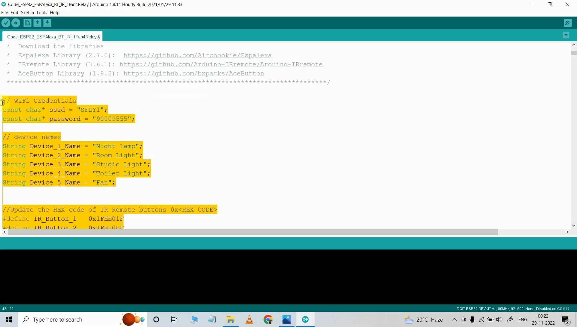 ESP32 Alexa Home Automation With Amazon Echo Dot : 14 Steps - Instructables