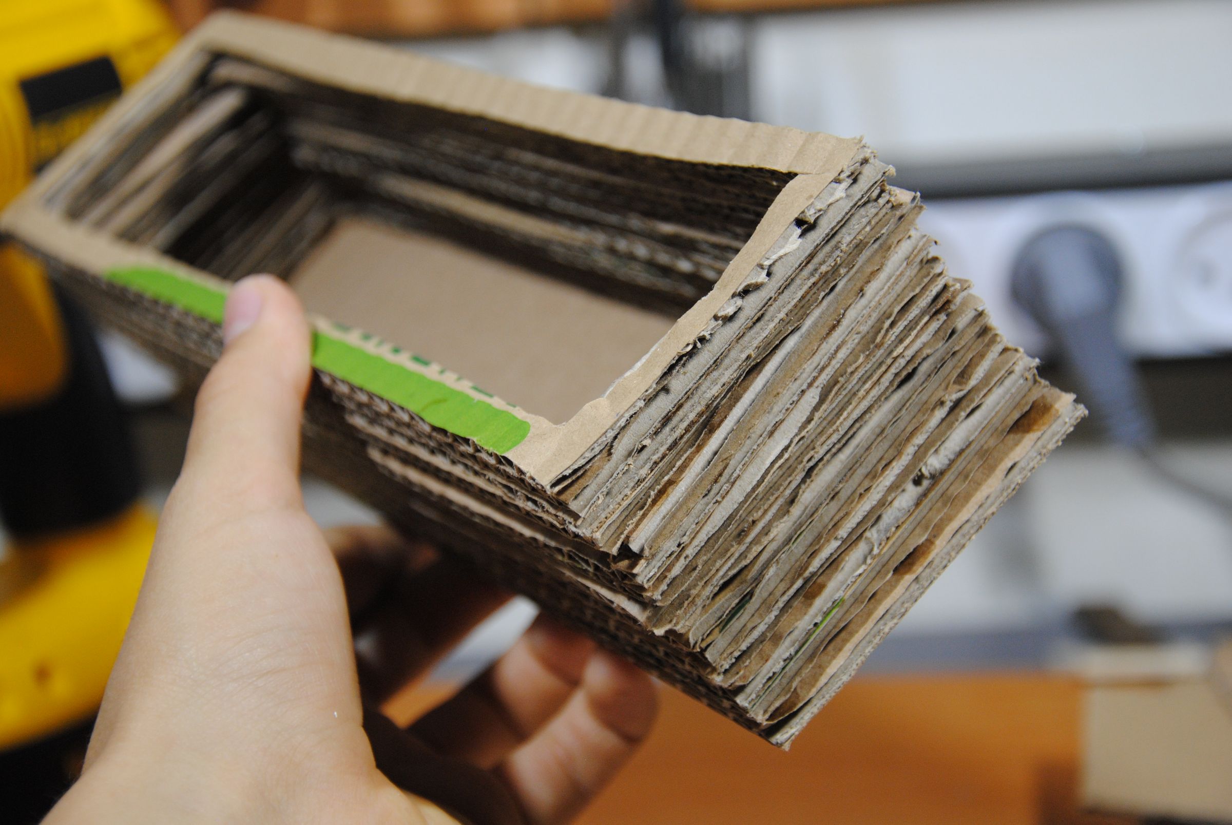 DIY Floating Cardboard Shelf With HIDDEN STORAGE! : 9 Steps (with ...