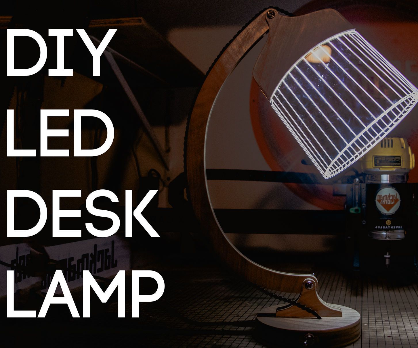 DIY Flat Pack LED Desk Lamp : 7 Steps (with Pictures) - Instructables