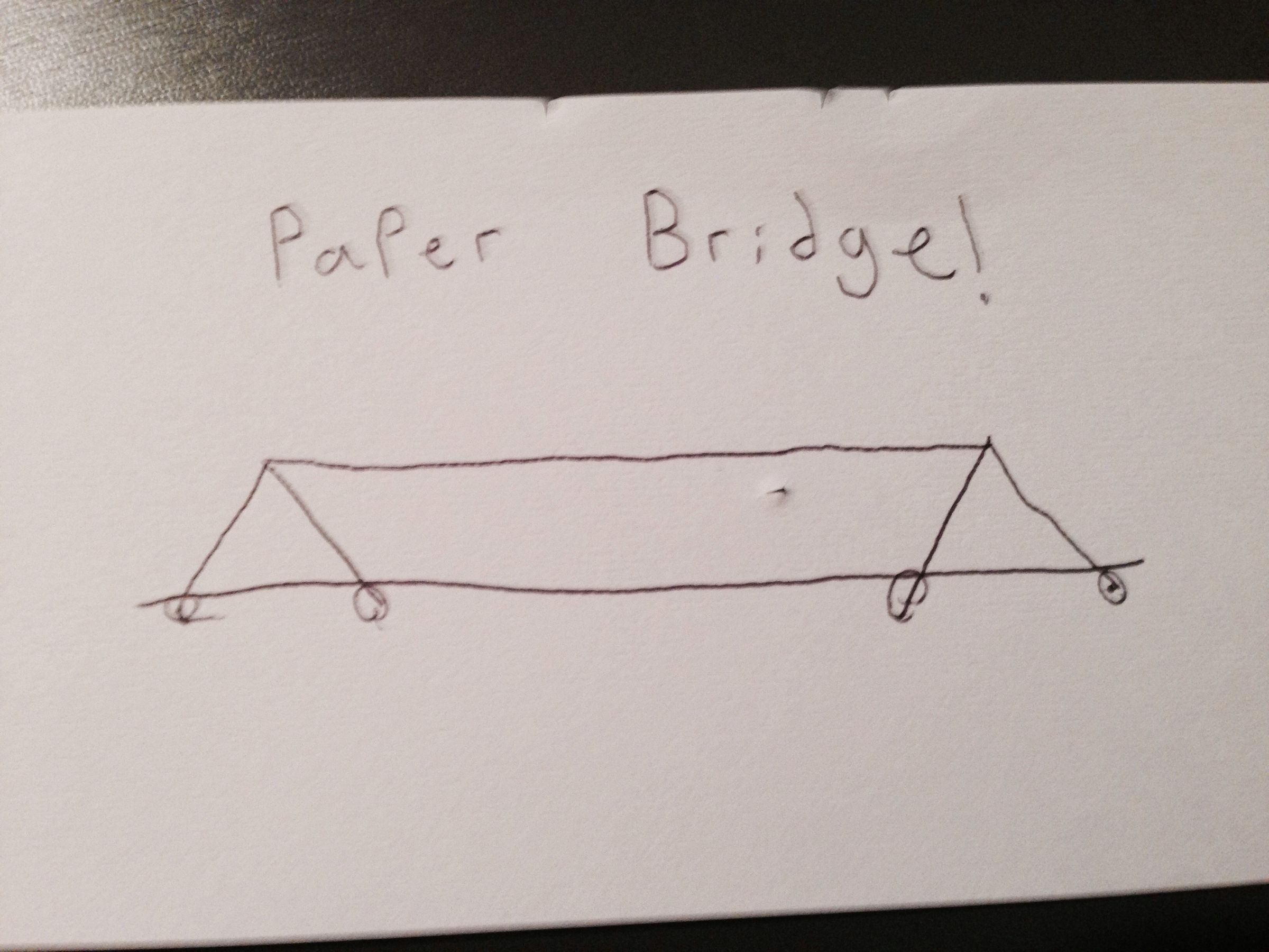 Paper Bridge : 6 Steps - Instructables