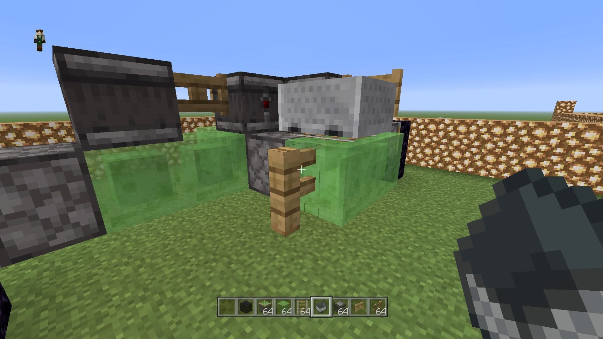 Minecraft SethBling's Simple 2-way Controllable Flying Machine Adapted ...