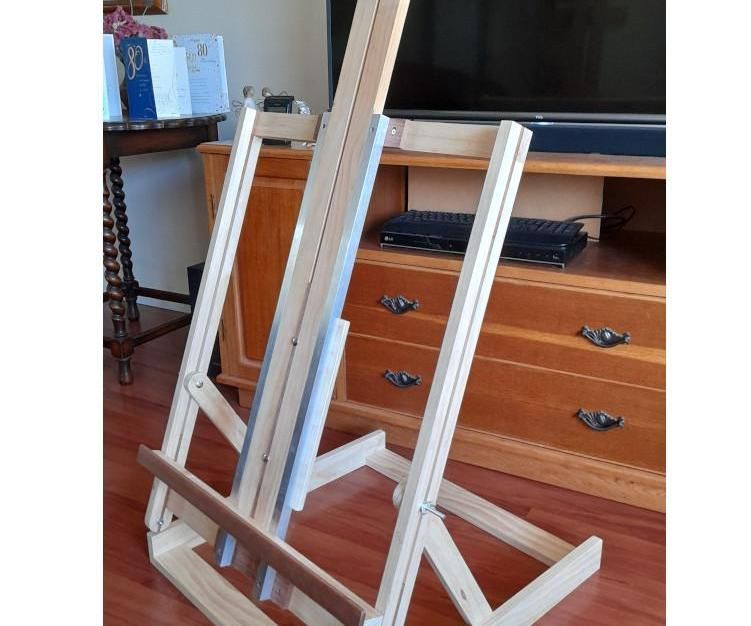 SIMPLE LARGE TABLE TOP EASEL : 11 Steps (with Pictures) - Instructables