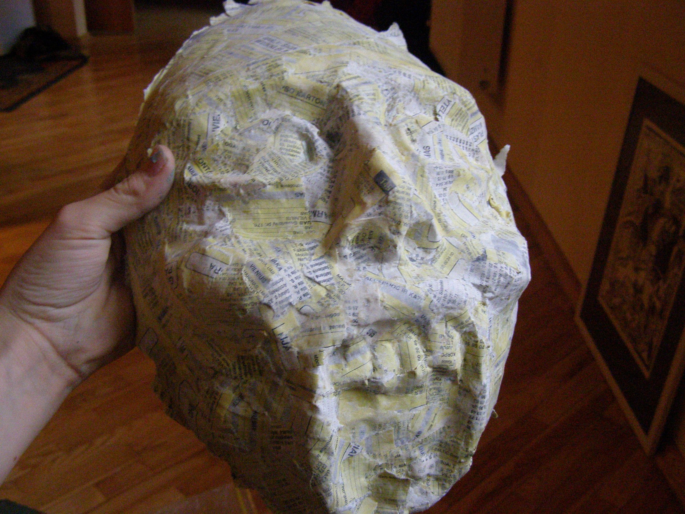 Epic Papier Mache Indian Cannibal Mask! : 12 Steps (with Pictures ...