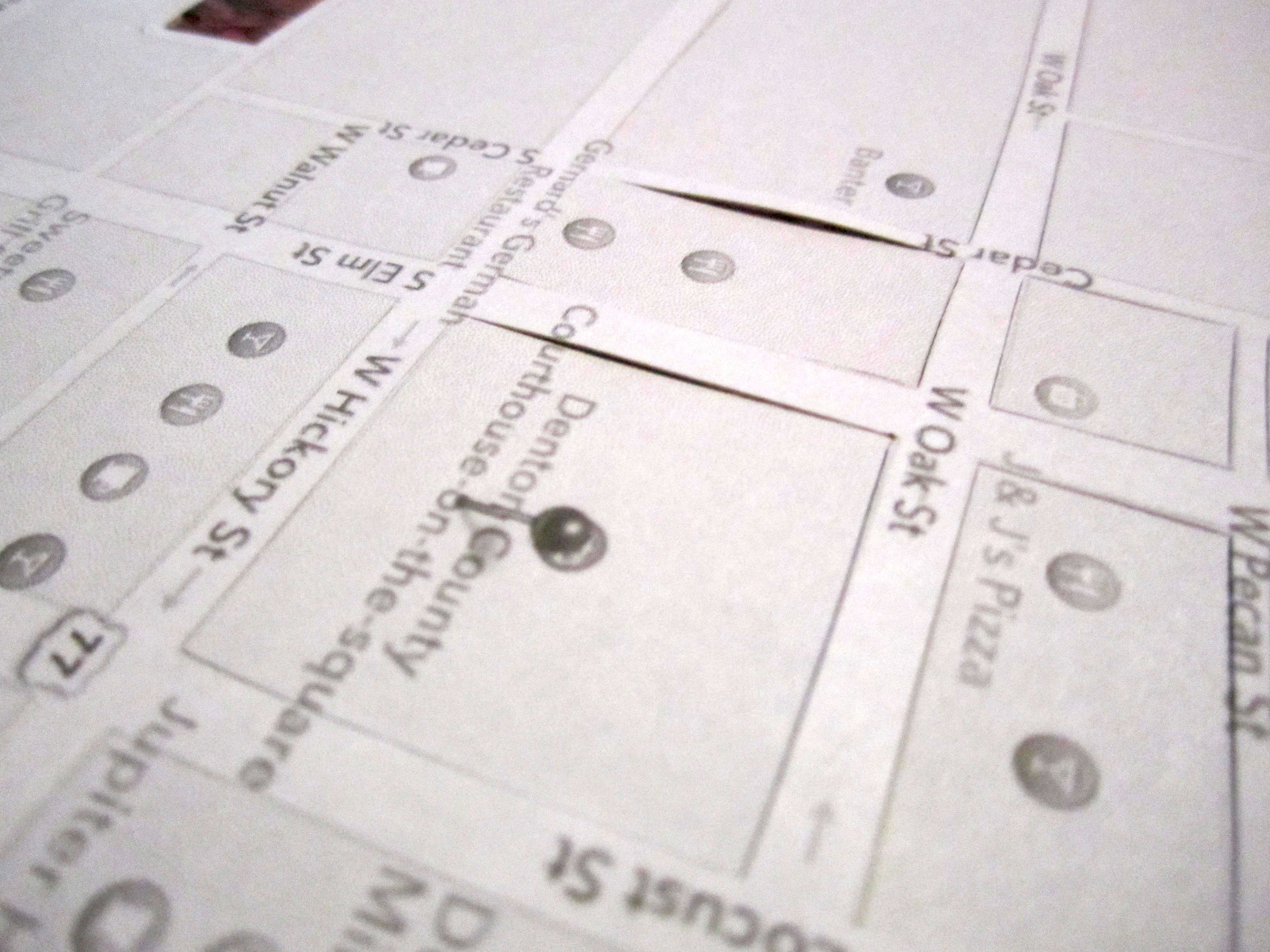 Cutting a Path - No Laser Paper Cut Map : 4 Steps (with Pictures ...