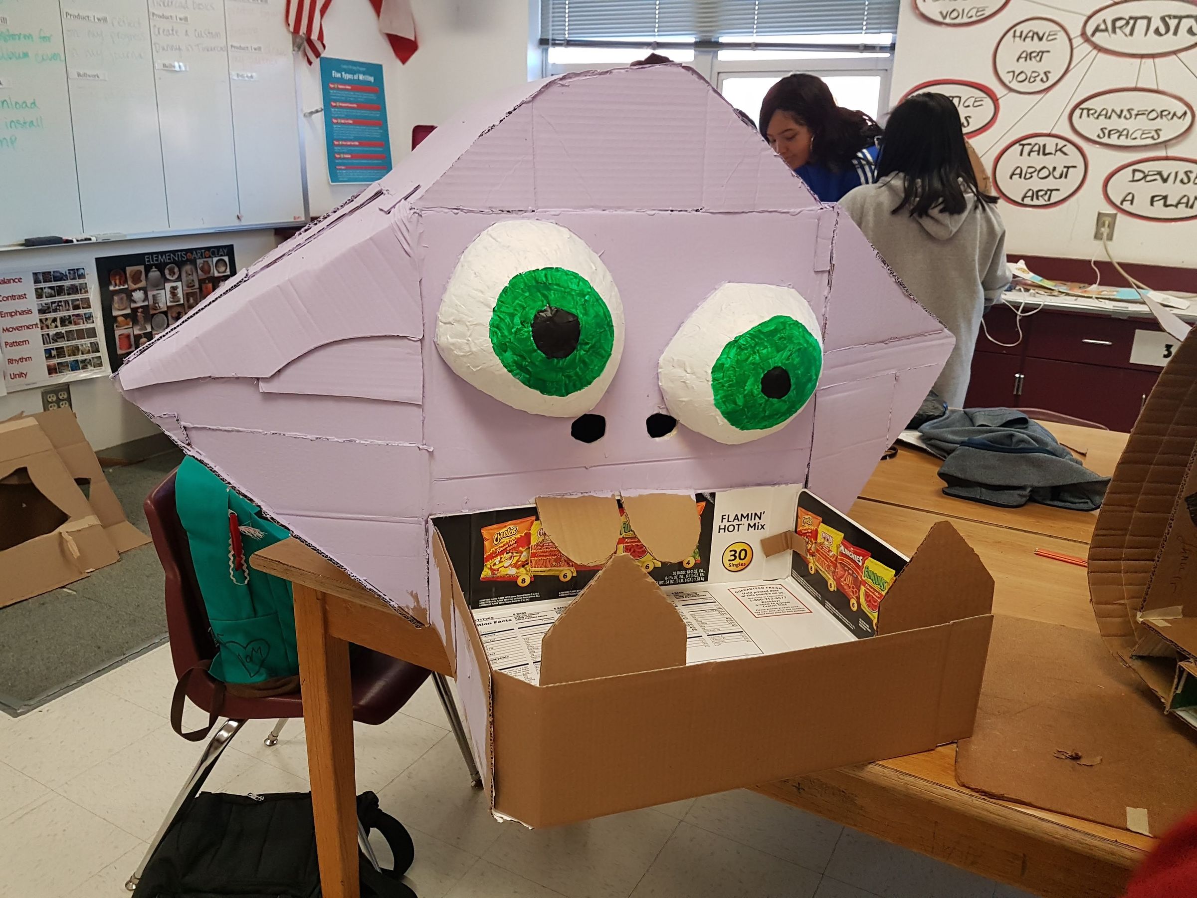 Wayne White Inspired Cardboard Masks : 5 Steps (with Pictures ...