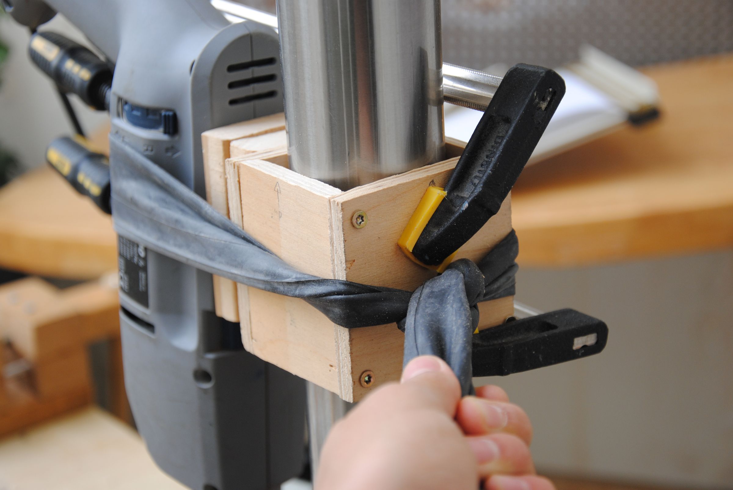 Build Your Own Drill Press for FREE! : 12 Steps (with Pictures ...