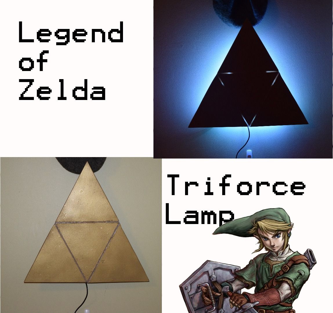 Legend of Zelda Triforce Lamp : 7 Steps (with Pictures) - Instructables