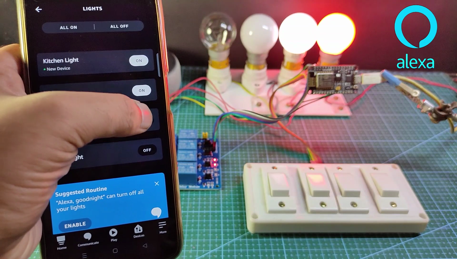 Tasmota NodeMCU Alexa Smart Home System 2021 Without Coding : 17 Steps ...