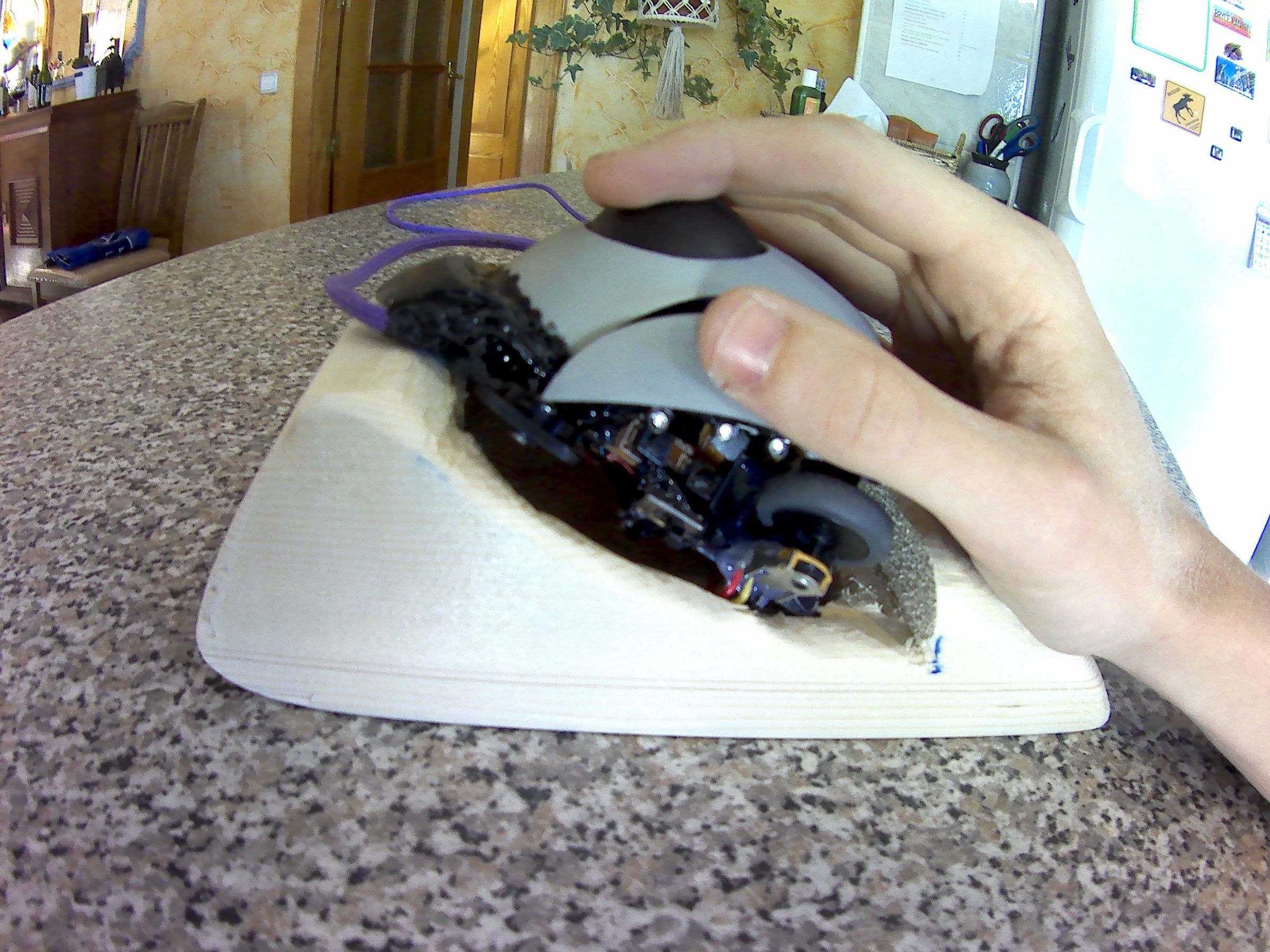 Ultimate GREEN DIY Trackball Mouse From Junk : 10 Steps (with Pictures ...