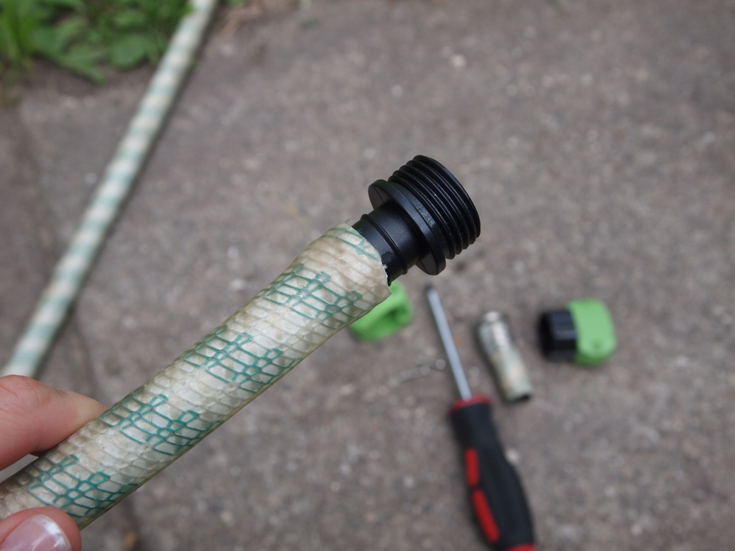 Quick & Easy Hose Repair for a Dollar : 3 Steps (with Pictures ...