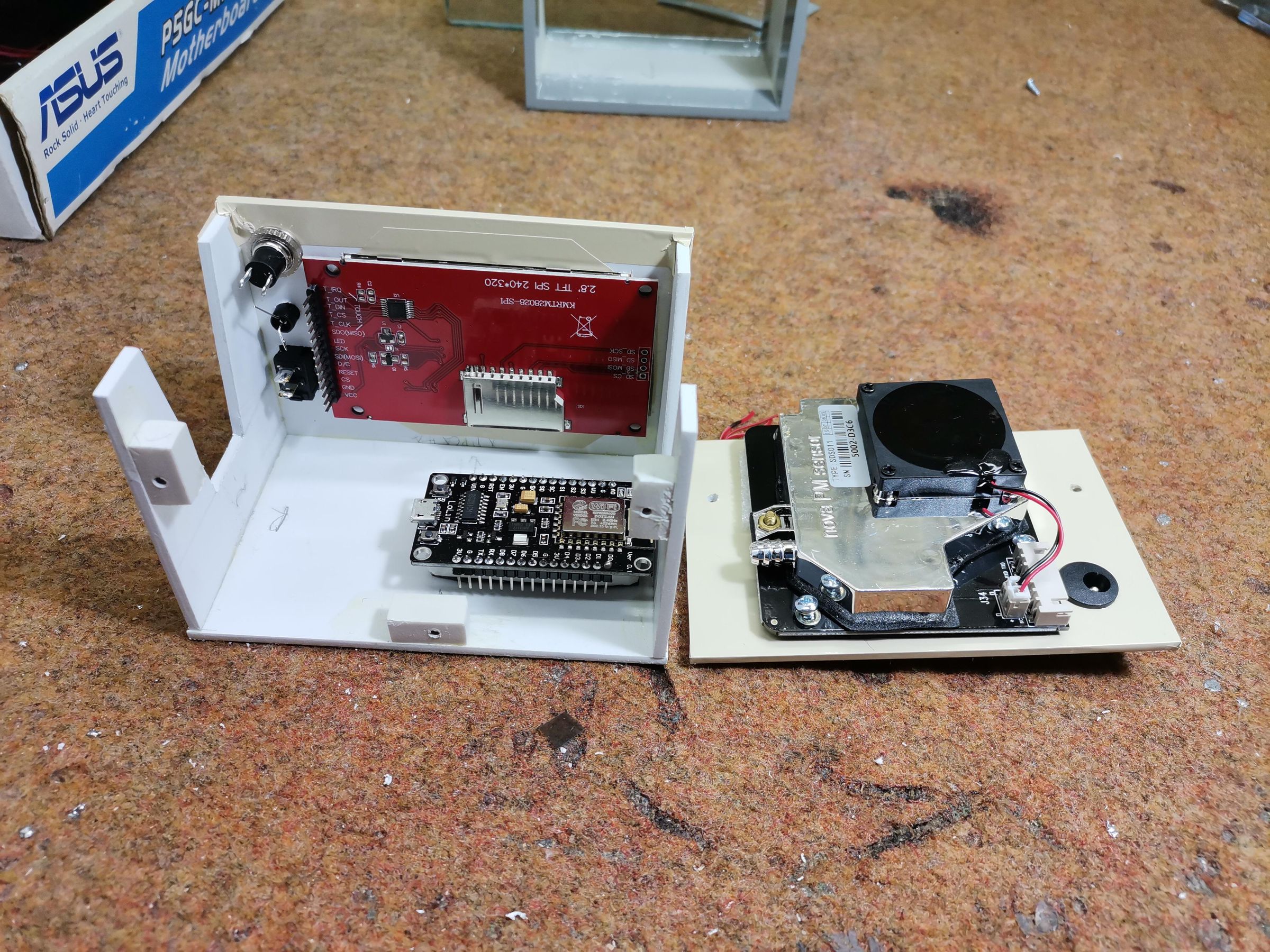 ESP8266 Air Quality Monitor With Nova PM Sensor SDS011 : 4 Steps ...