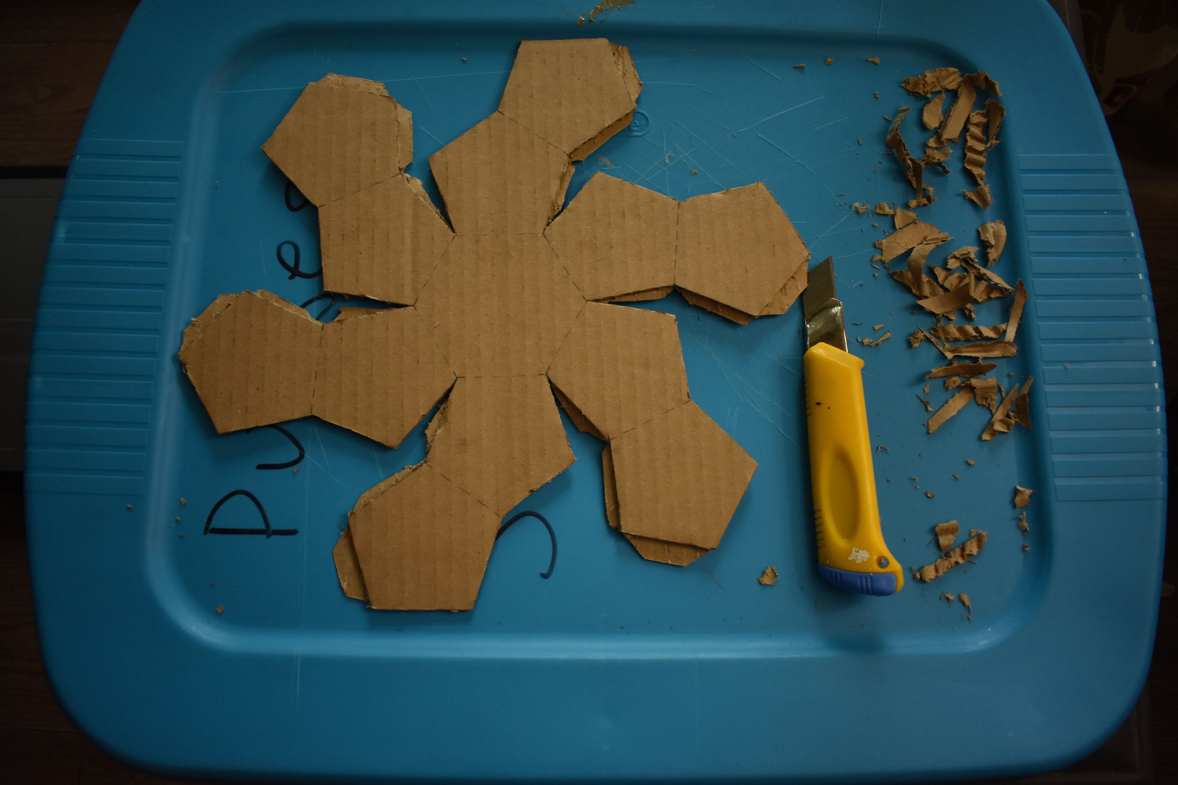 Modern Geometric [Cardboard] Planter : 8 Steps (with Pictures ...