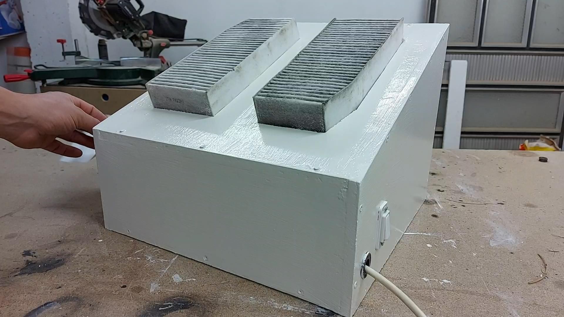 Workshop Air Filter With Old Car Filter : 11 Steps (with Pictures ...