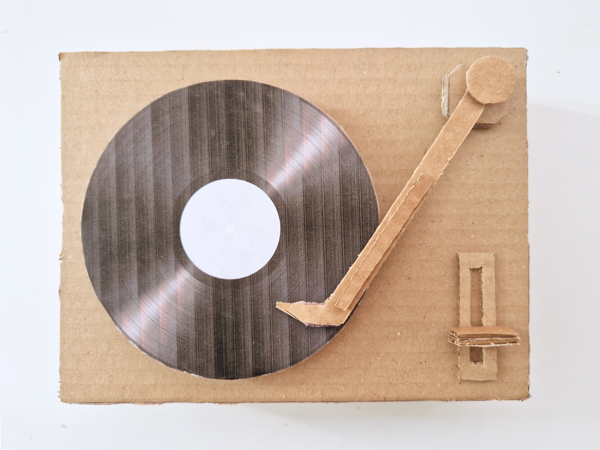 Build Your Own Working Cardboard Record Player : 9 Steps (with Pictures ...