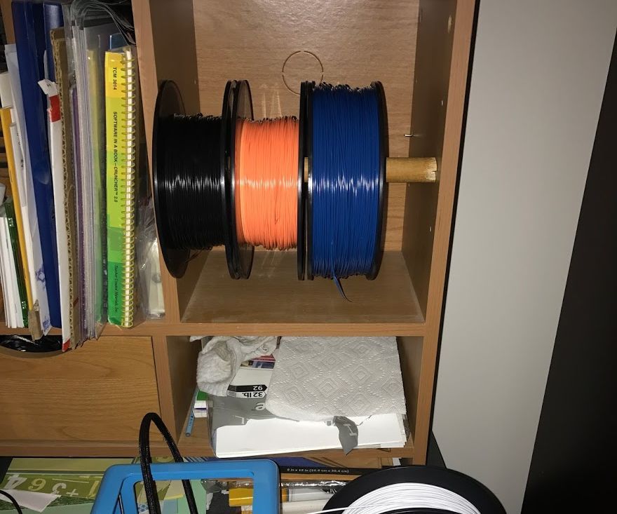 DIY Filament Holder: Easy Build : 5 Steps (with Pictures) - Instructables