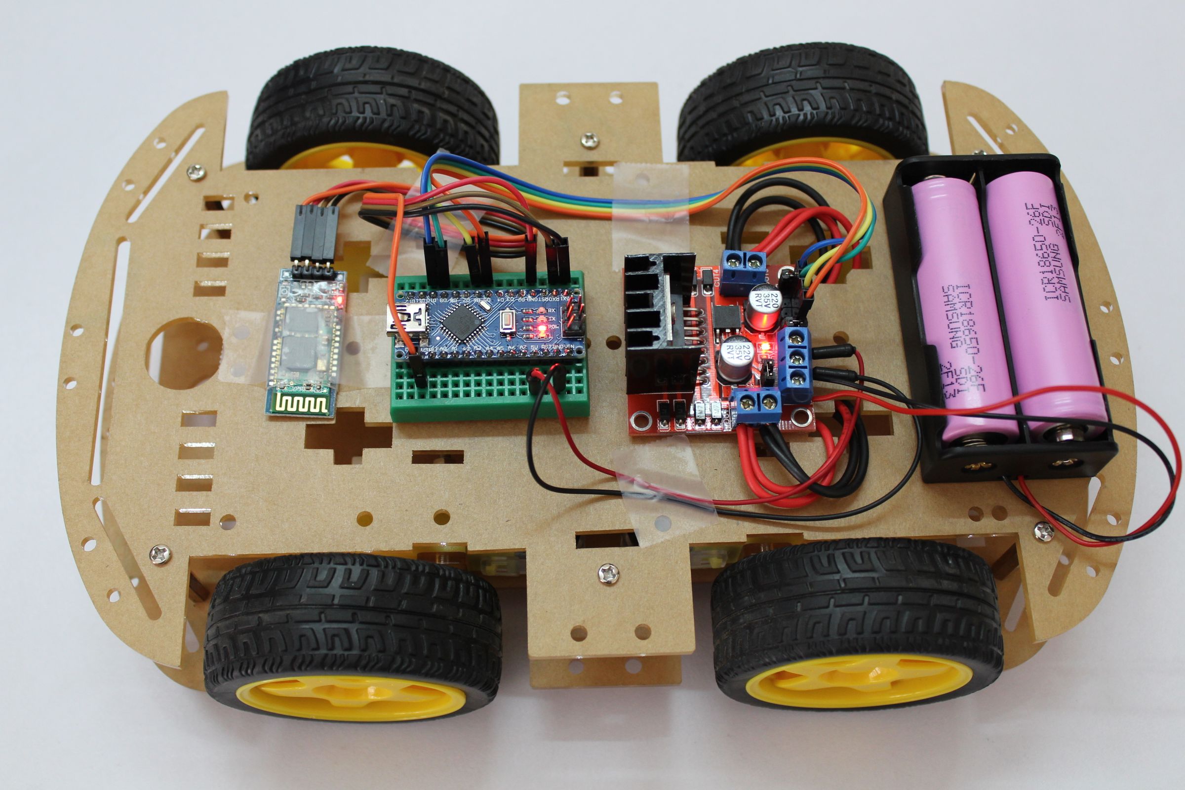 Smartphone Controlled Arduino Rover : 17 Steps (with Pictures ...