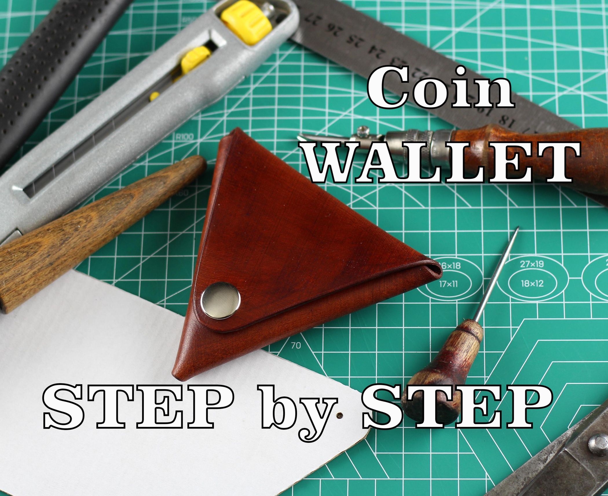 Crafting Leather Coin Wallet | DIY Leatherworking Tutorial : 8 Steps (with Pictures) - Instructables