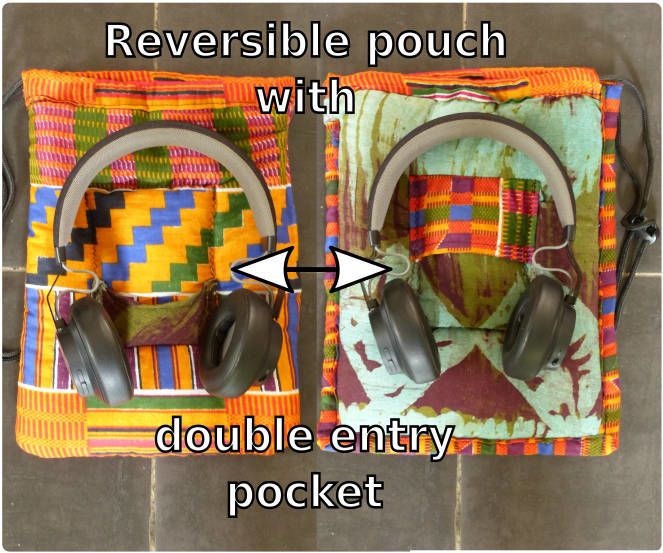Reversible Pouch With Double-entry Pocket : 6 Steps (with Pictures ...