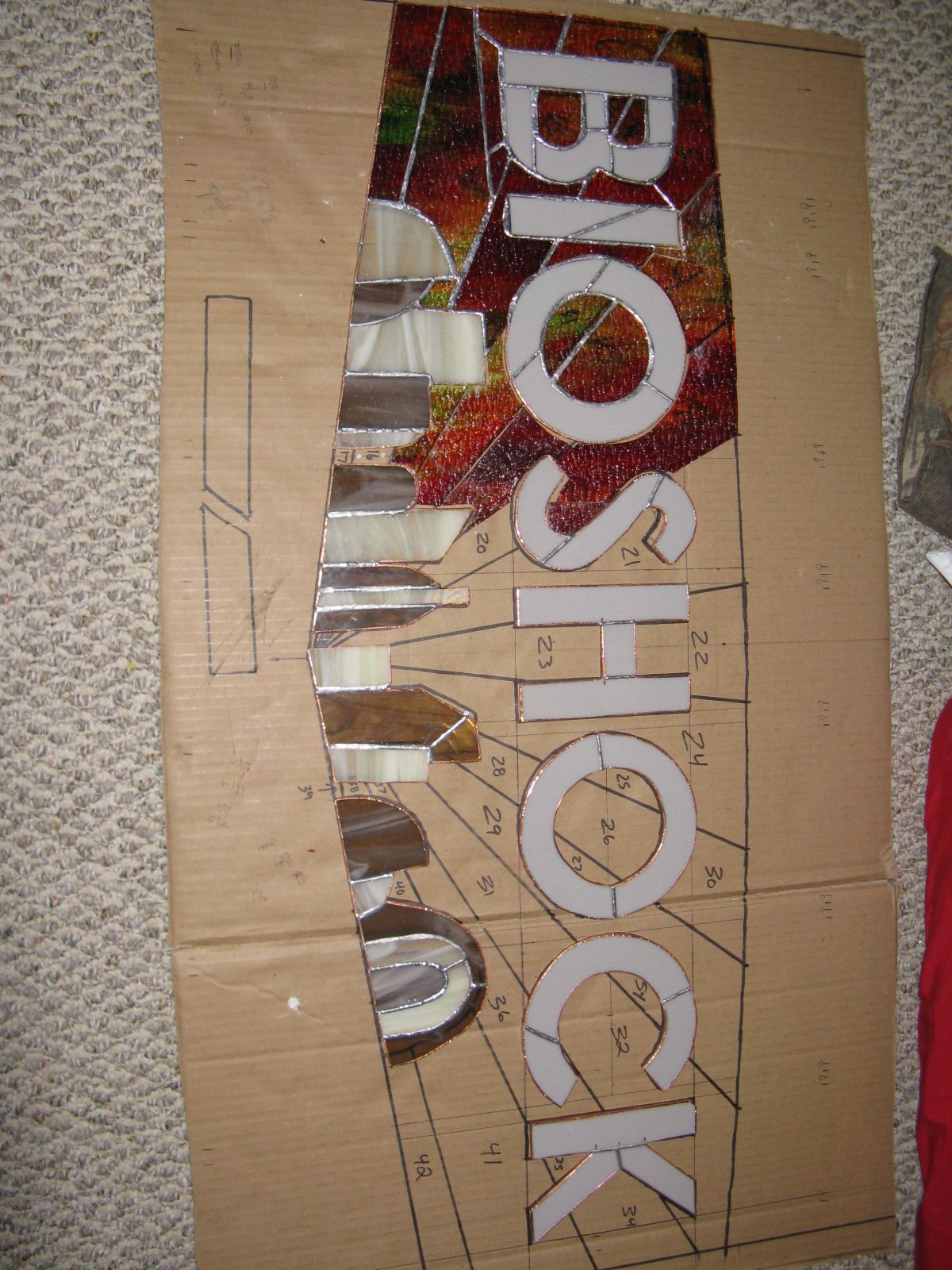 Bioshock Stained Glass Logo : 13 Steps (with Pictures) - Instructables