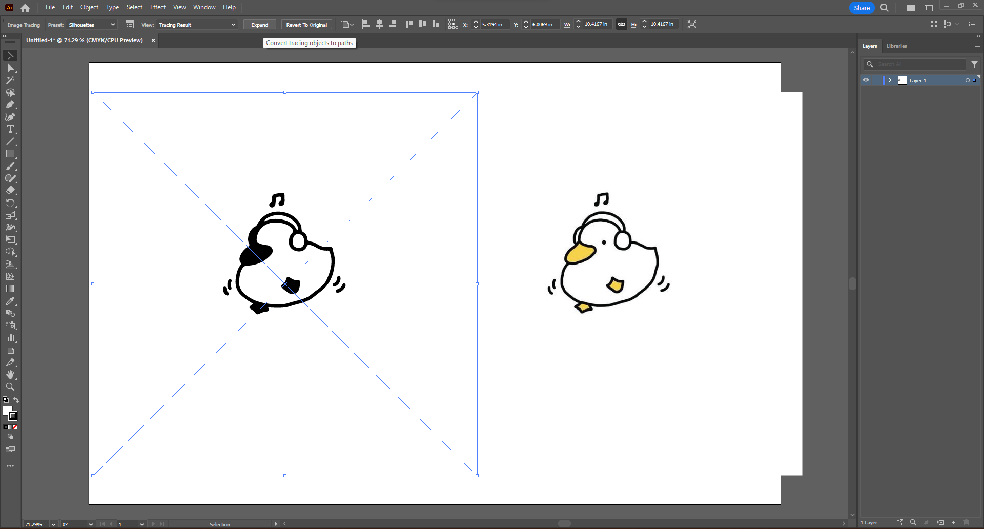 How to Make an Outline on an Organic Image Using Adobe Illustrator : 16 ...