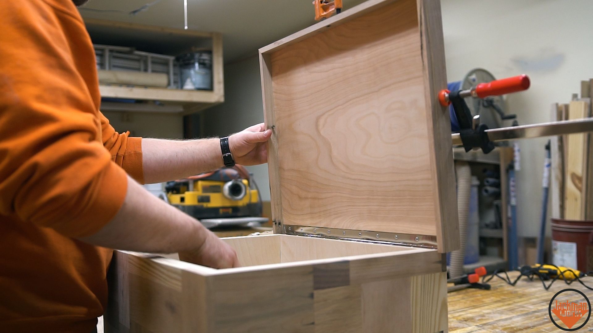 Secret Compartment Shoebox (with Pallet Wood Patchwork Hidden Latch ...