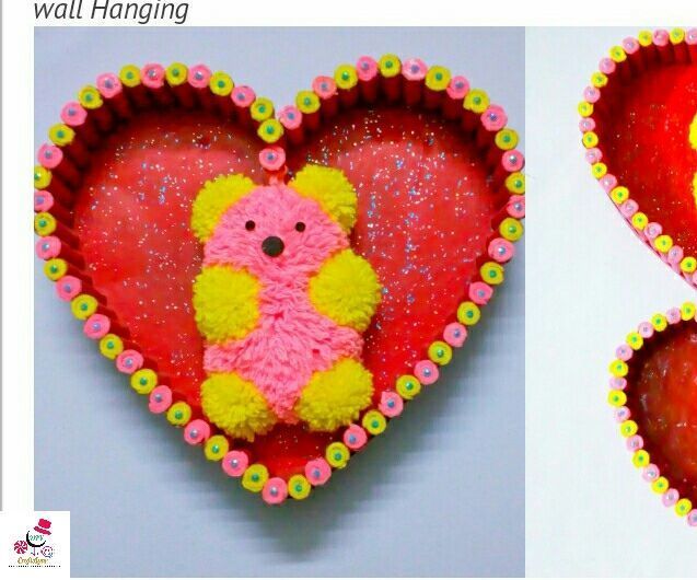 DIY Teddy Bear Wall Hanging | How to Make Woolen Teddy Bear Wall Decor ...