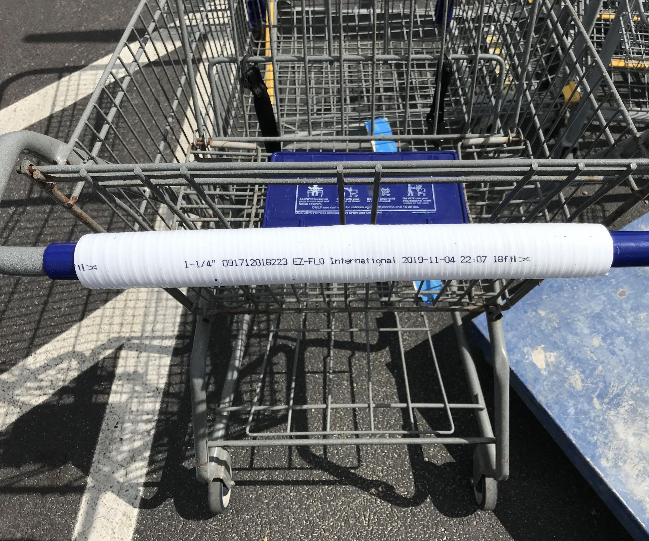 Clip-on Clip-off Shopping Cart Handle Cover - Instructables