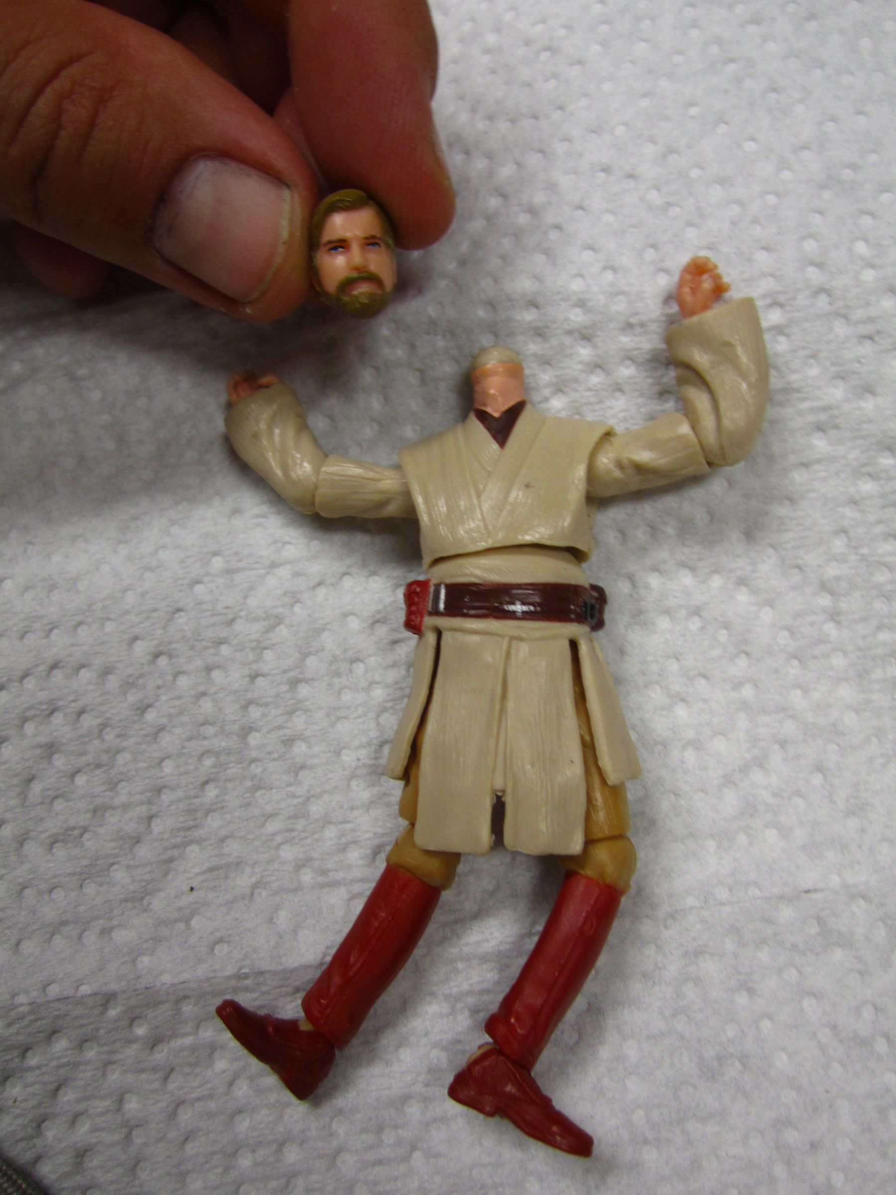 Turn the Jedi Obi-Wan Kenobi Into a Nubby Pinhead. Easy! - Instructables