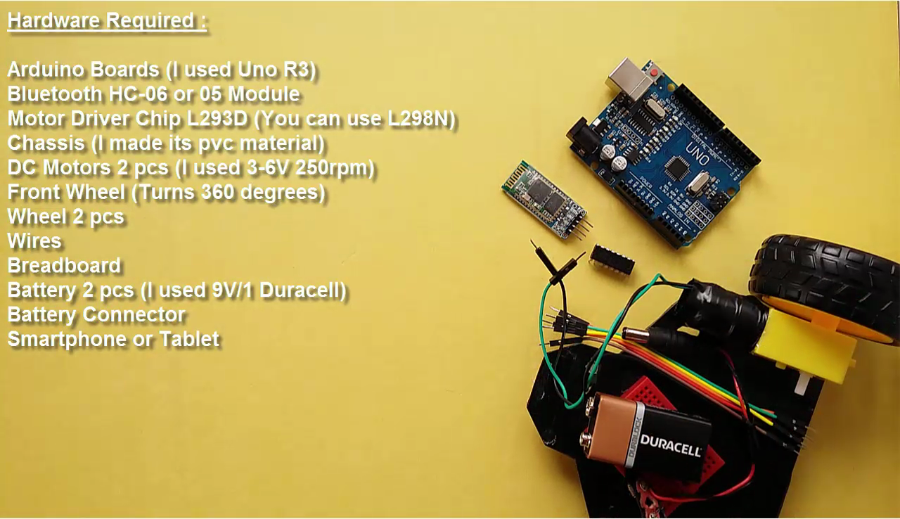 Arduino - Smartphone Controlled Arduino Robot Car Via Bluetooth (G ...