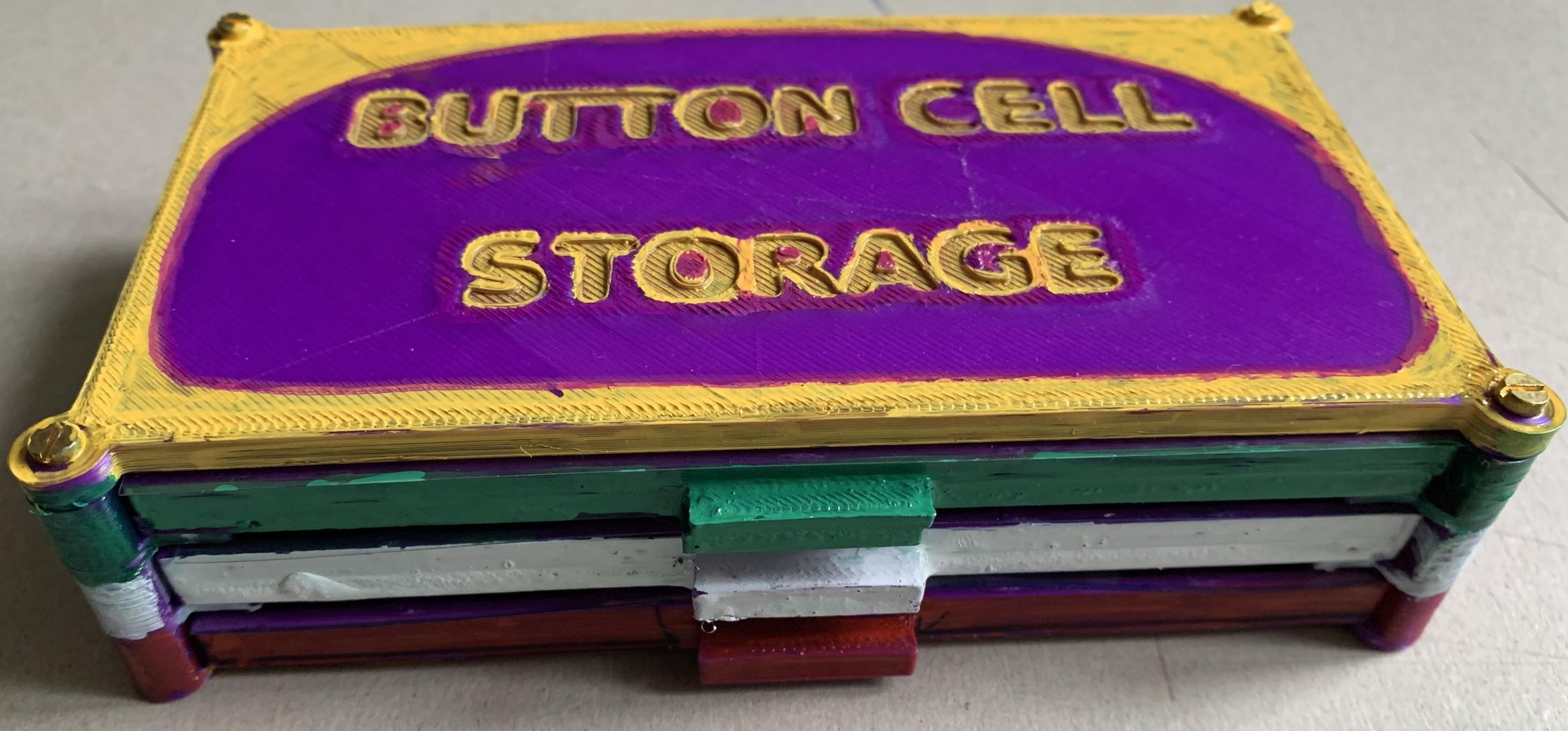 A 3D Printed Button Cell Storage Container : 3 Steps (with Pictures ...