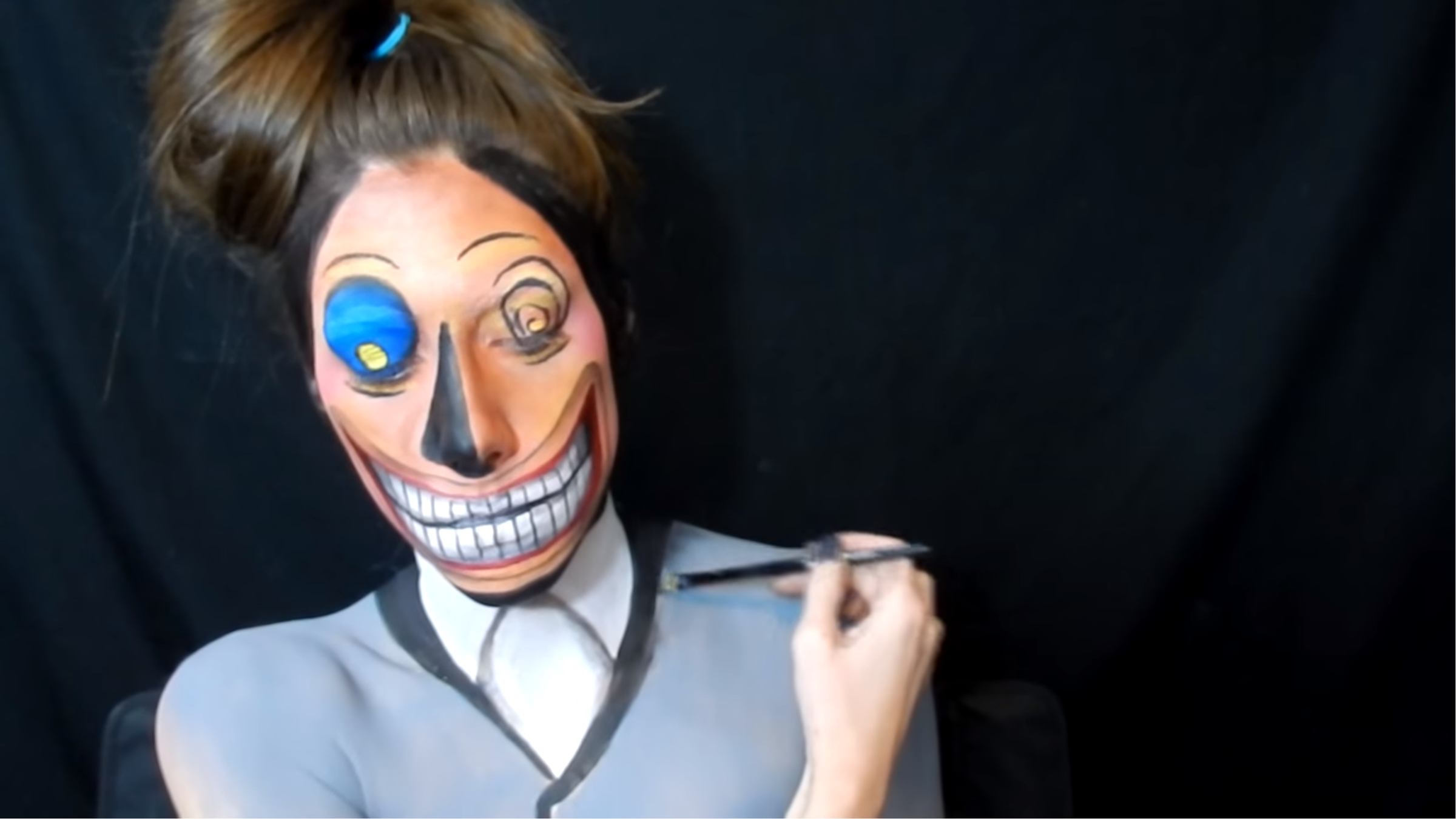 Nightmare Before Christmas Mayor Makeup
