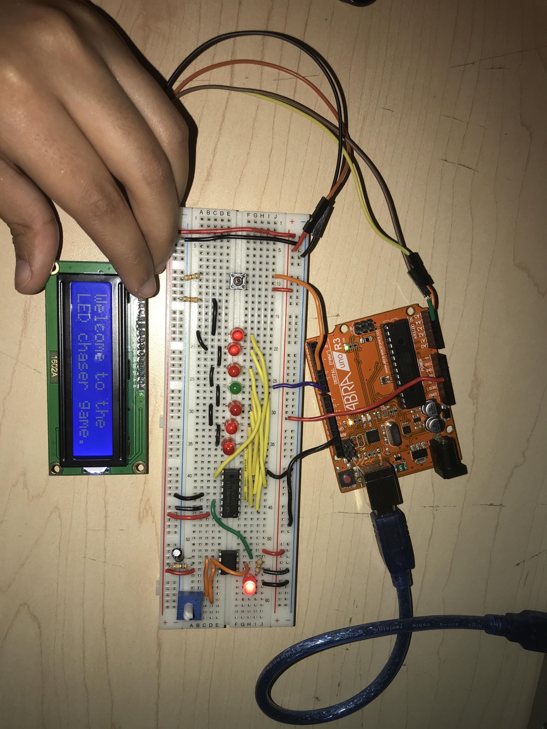 LED Chaser Arcade Game : 5 Steps - Instructables