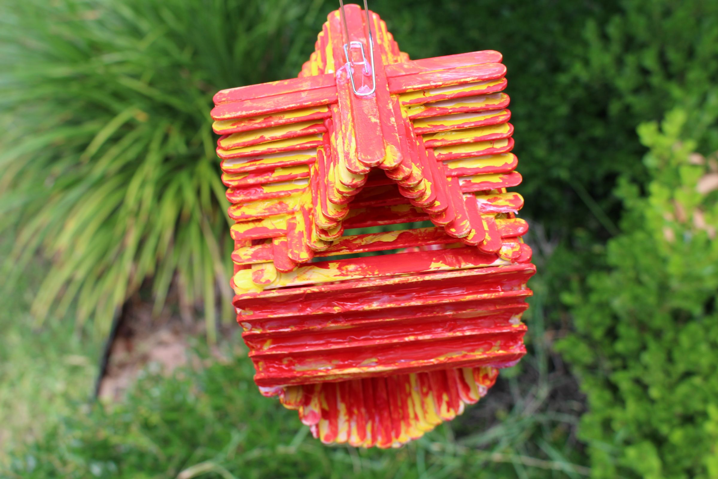 Popsicle Stick Birdhouse : 8 Steps (with Pictures) - Instructables