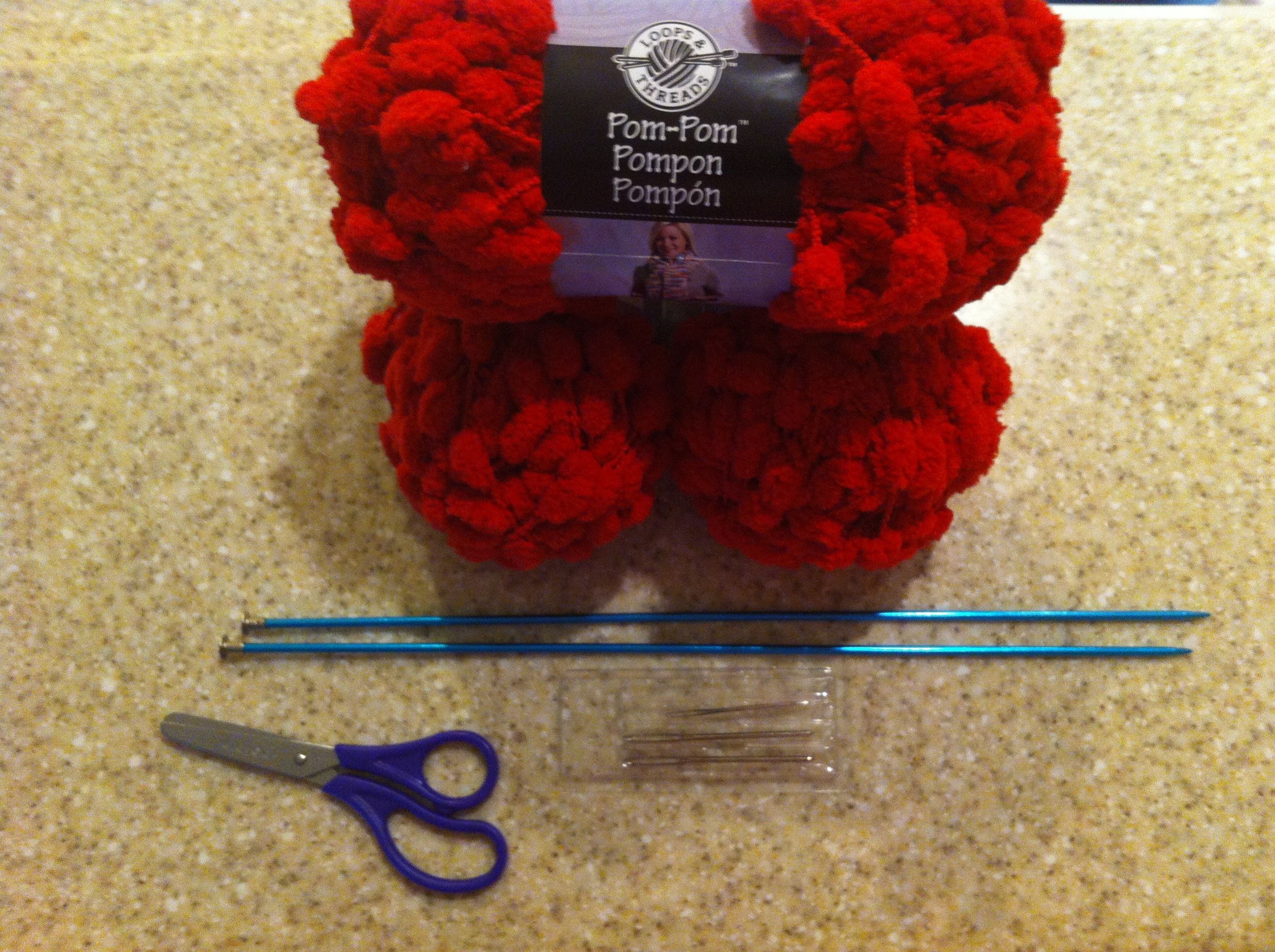 How to Knit With Pom Pom Yarn : 7 Steps - Instructables