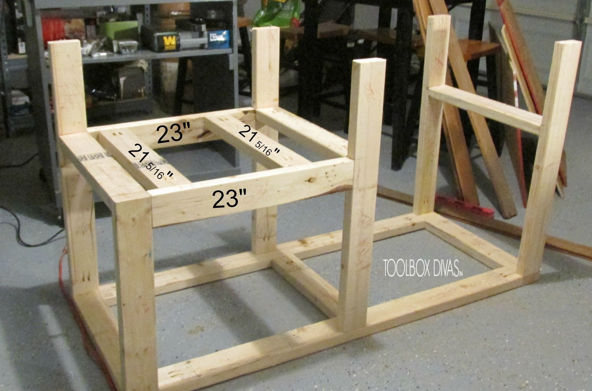 Table Saw Workbench With Wood Storage : 19 Steps (with Pictures ...
