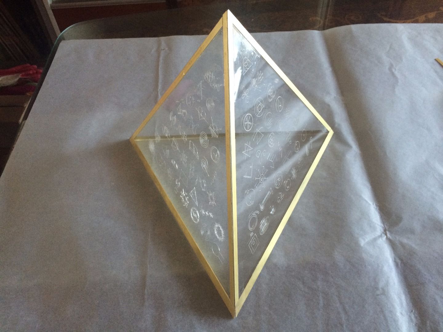 Floating Pyramid Lamp With 108 Spiritual Symbols : 17 Steps (with ...