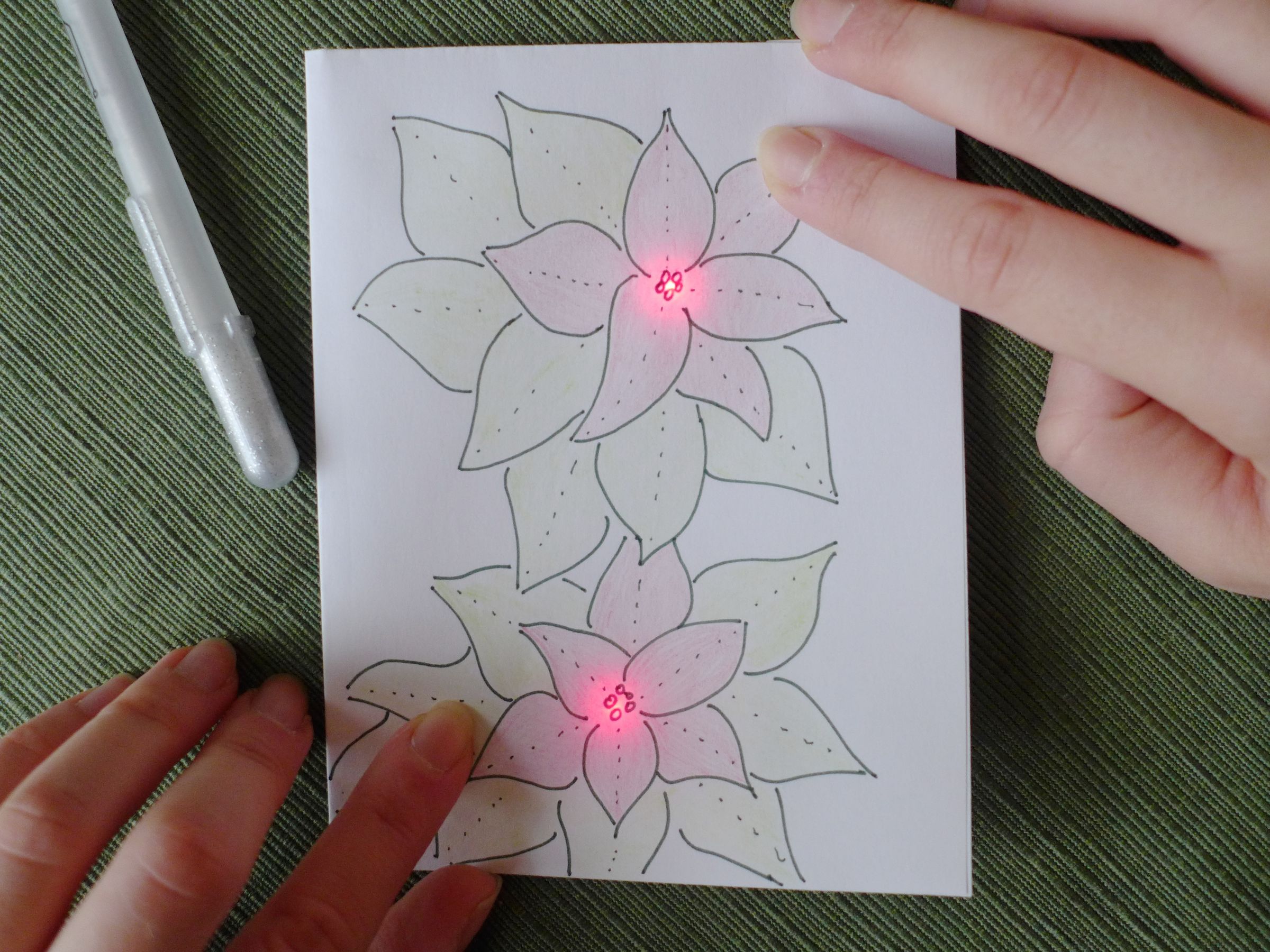 Circuit Scribe Holiday Card - Draw Your Own Electronic Cards! : 10 Steps - Instructables