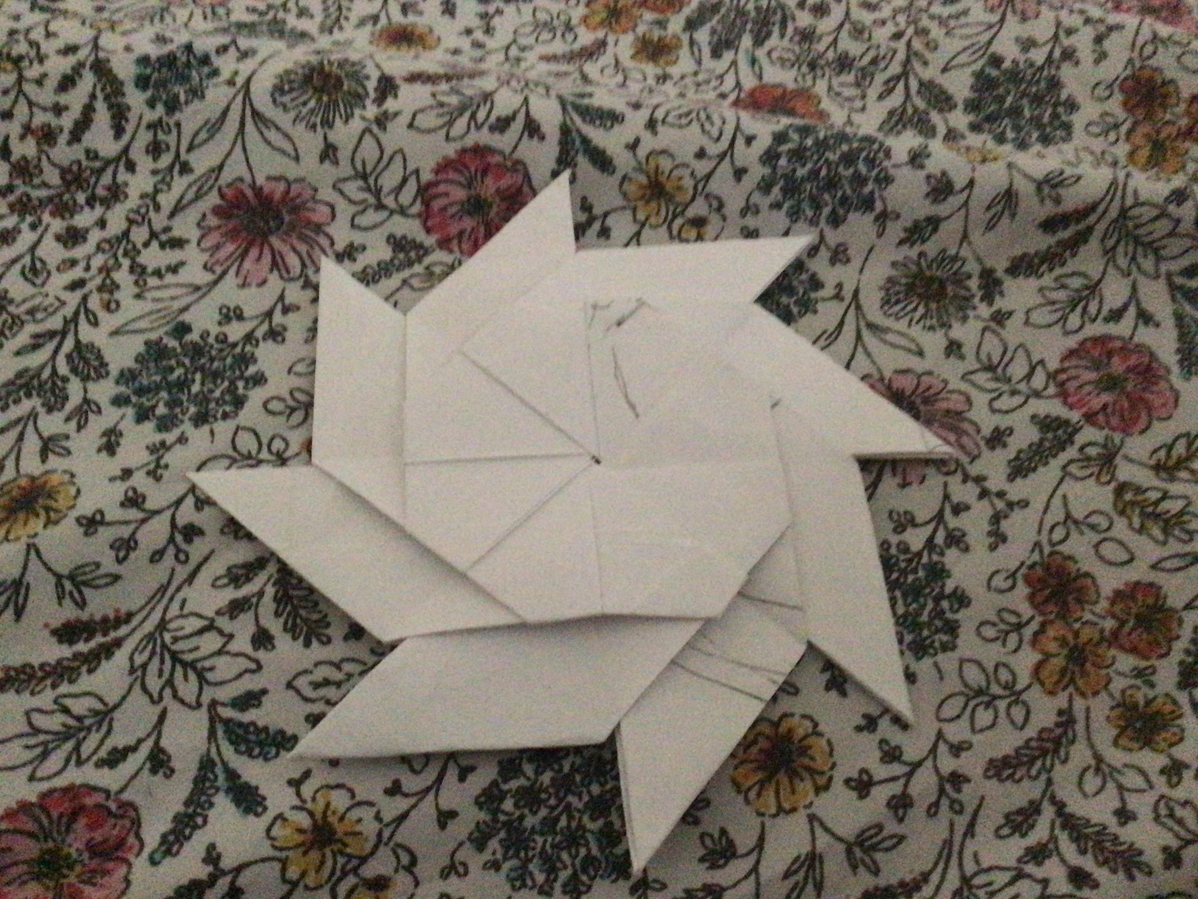 How to Make a Transforming Ninja Star (8-Pointed) : 8 Steps (with ...