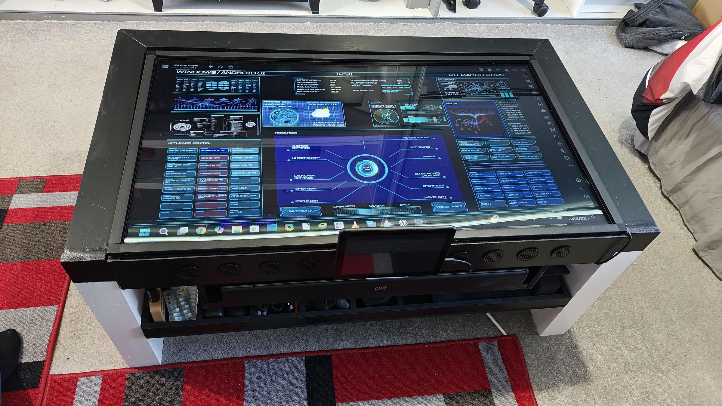 Interactive Multimedia Smart Coffee Table : 16 Steps (with Pictures ...