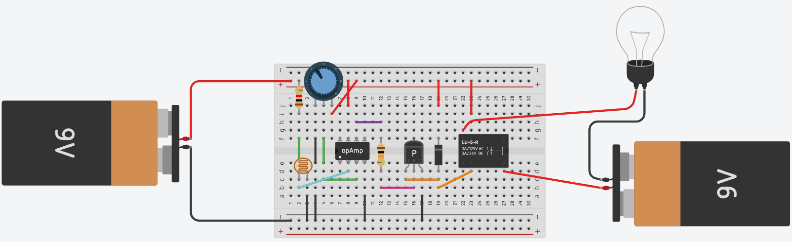 Automated Lamp Using Op Amp 741 and LDR : 20 Steps - Instructables