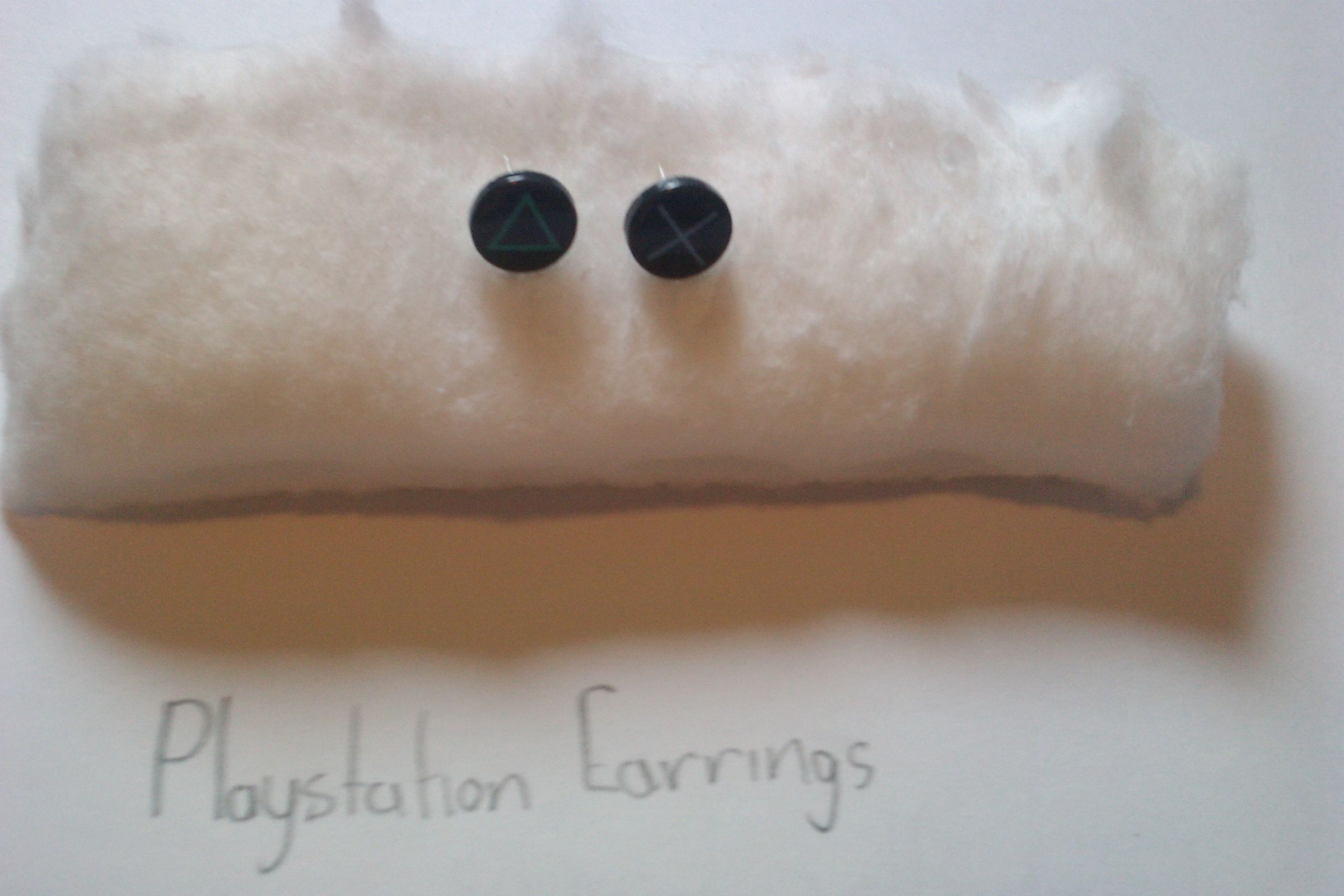 Playstation Earrings : 6 Steps - Instructables