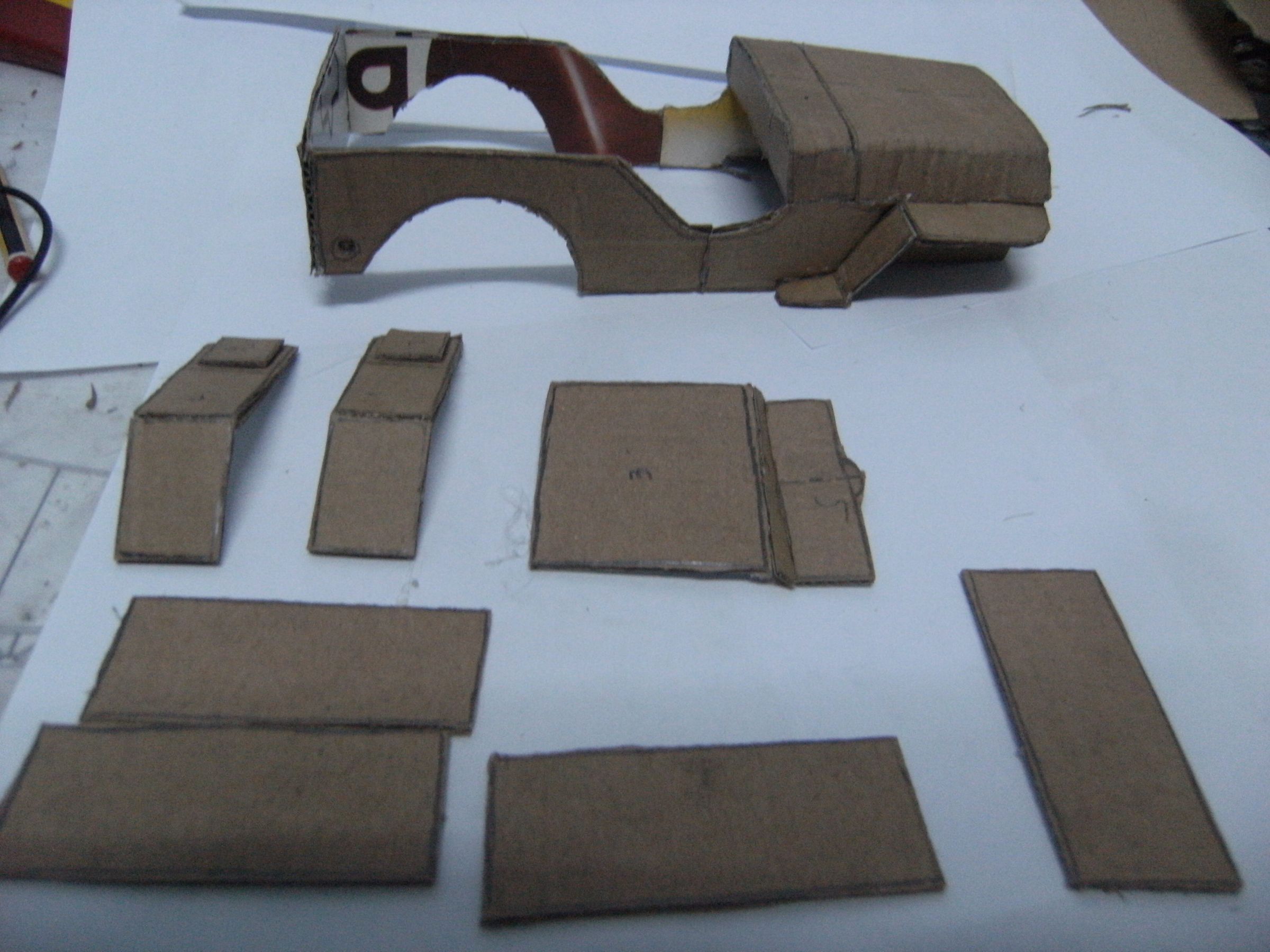 Jeep Willys Mb Cardboard Model : 5 Steps - Instructables