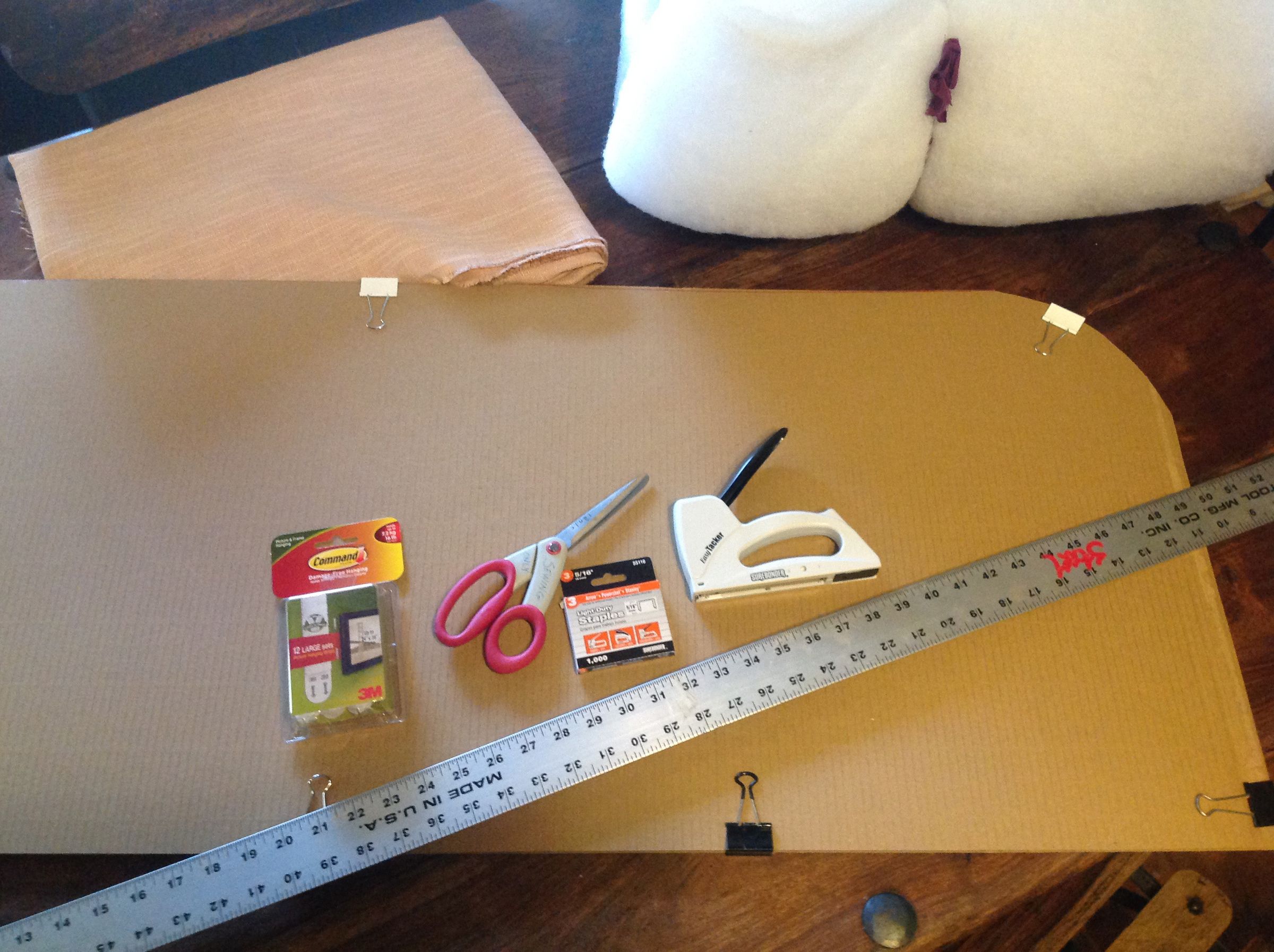 Simple Headboard Using Cardboard Base : 5 Steps (with Pictures ...