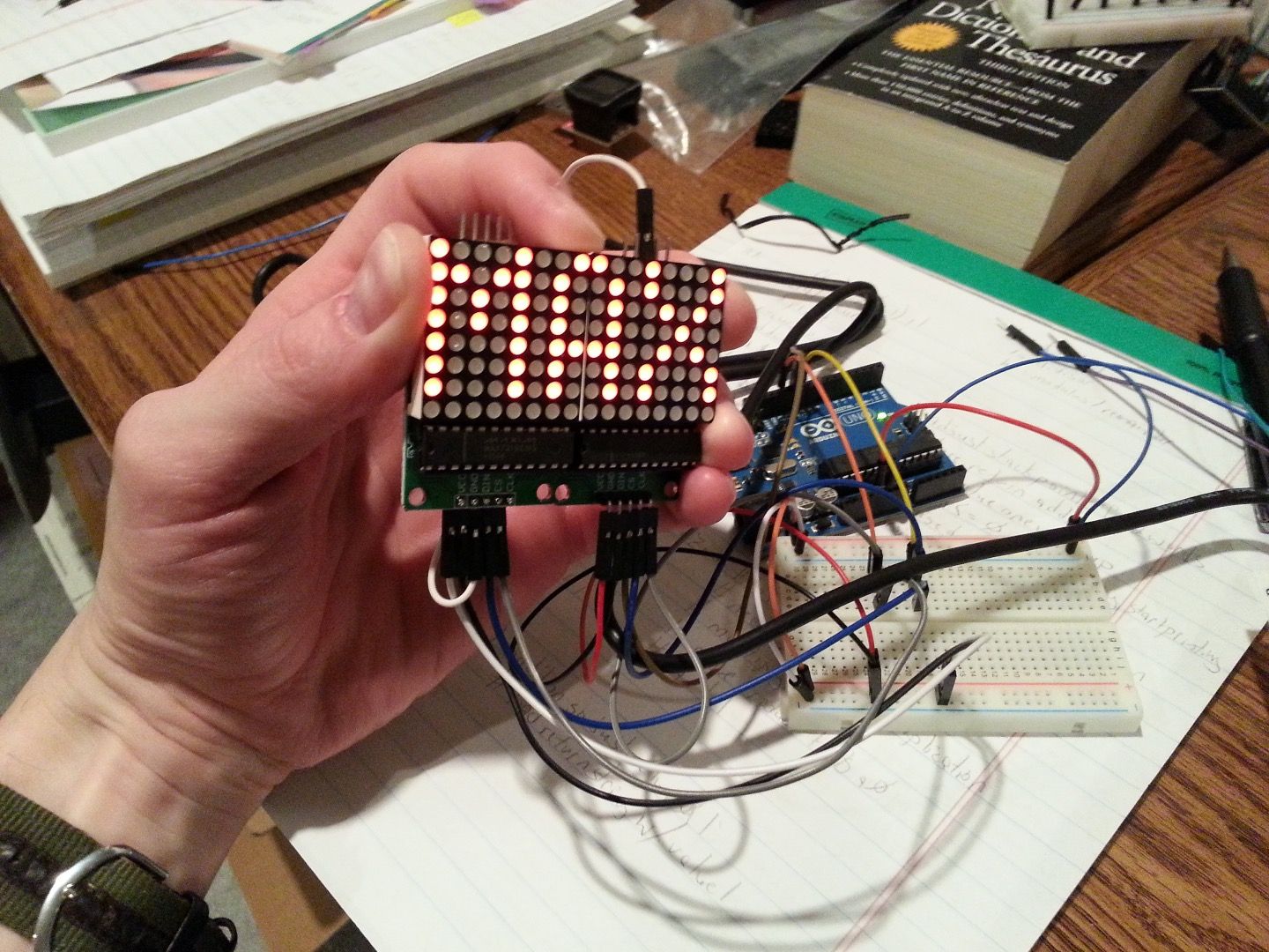 16x8 LED Dot Matrix With MAX7219 Module - Instructables